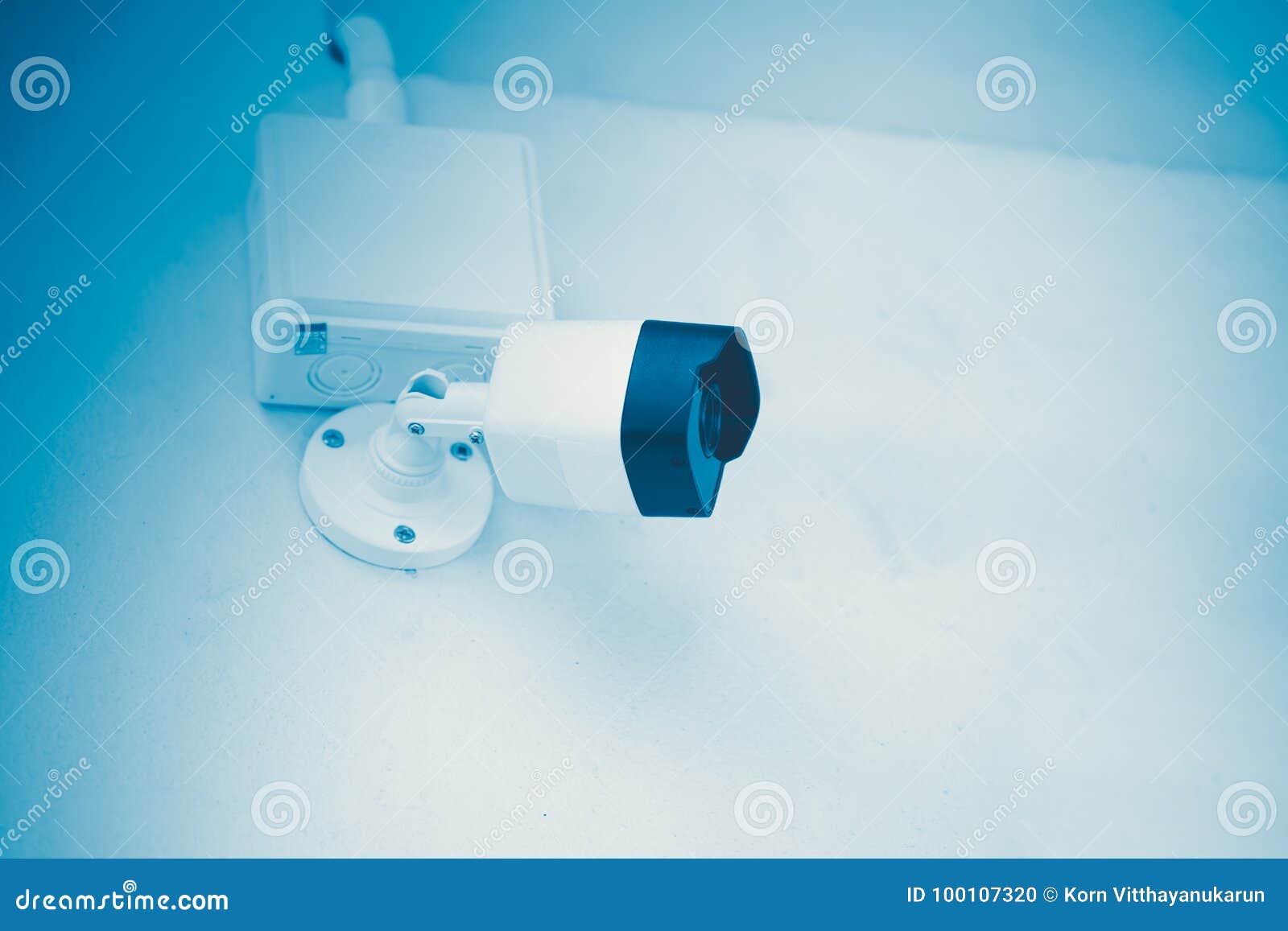 Surveillance CCTV Security Camera Stock Photo - Image of background ...