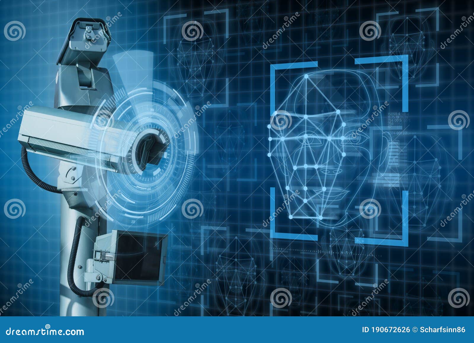 Surveillance CCVT camera stock photo. Image of internet - 190672626