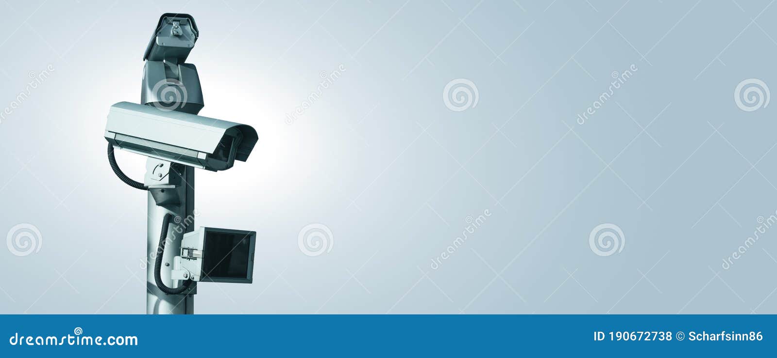 Surveillance city scamera stock photo. Image of monitoring - 190672738
