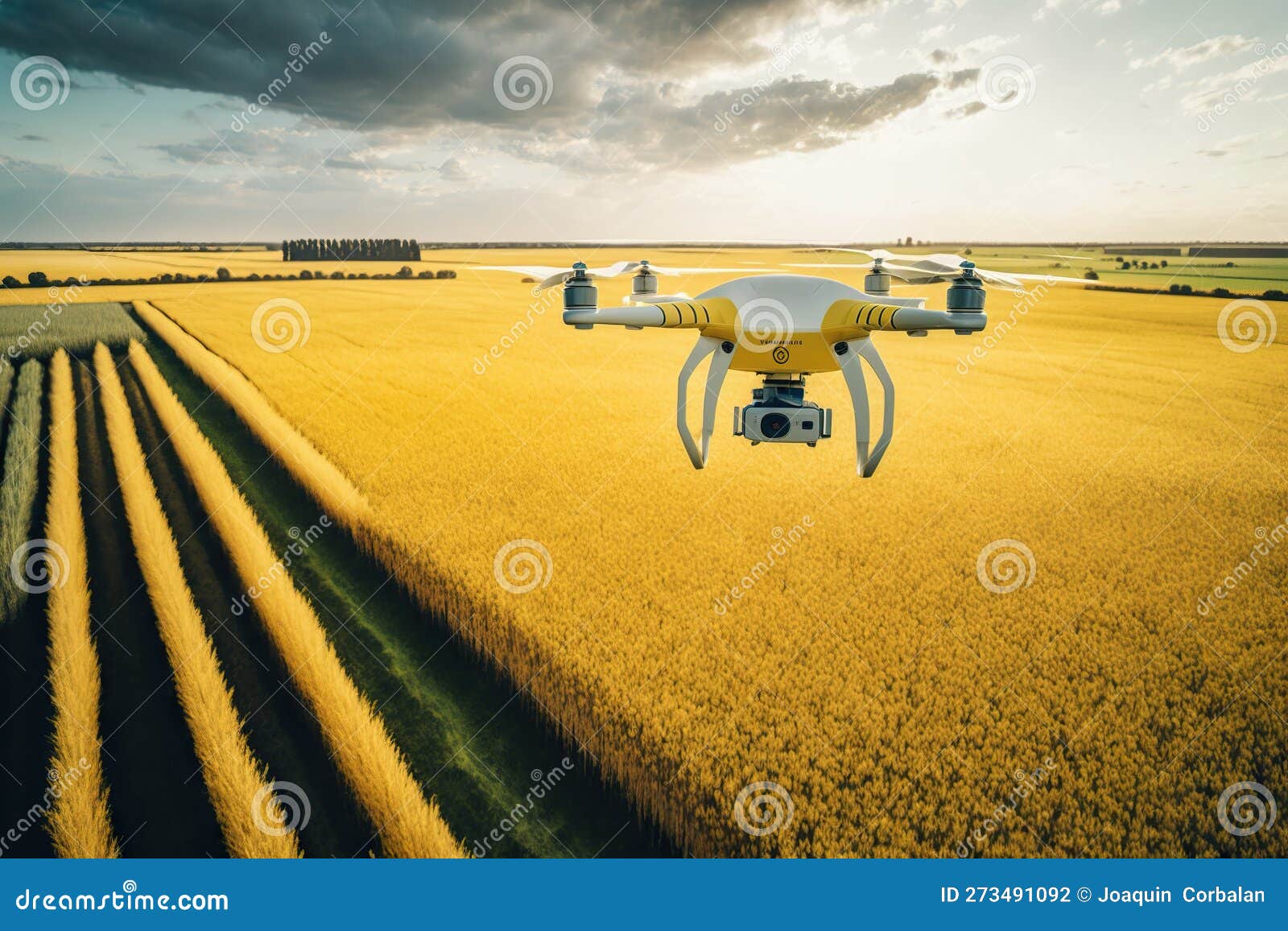 Surveillance of Crop Fields Using Cameras on Flying Drones. Ai ...