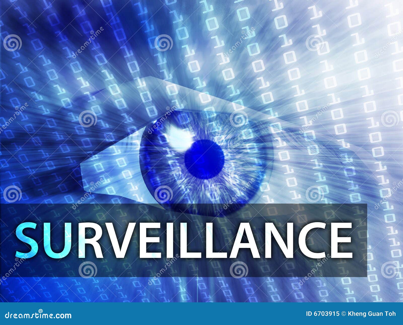 Surveillance D'illustration Illustration Stock - Illustration du ...