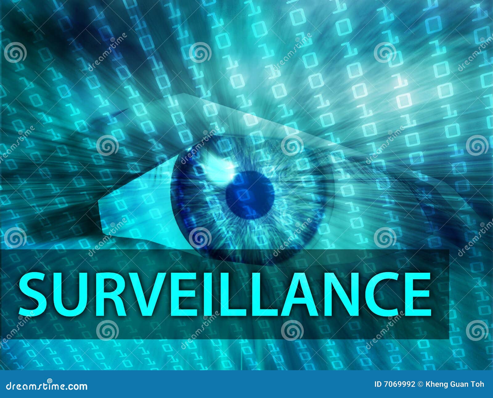 Surveillance illustration stock illustration. Illustration of code ...