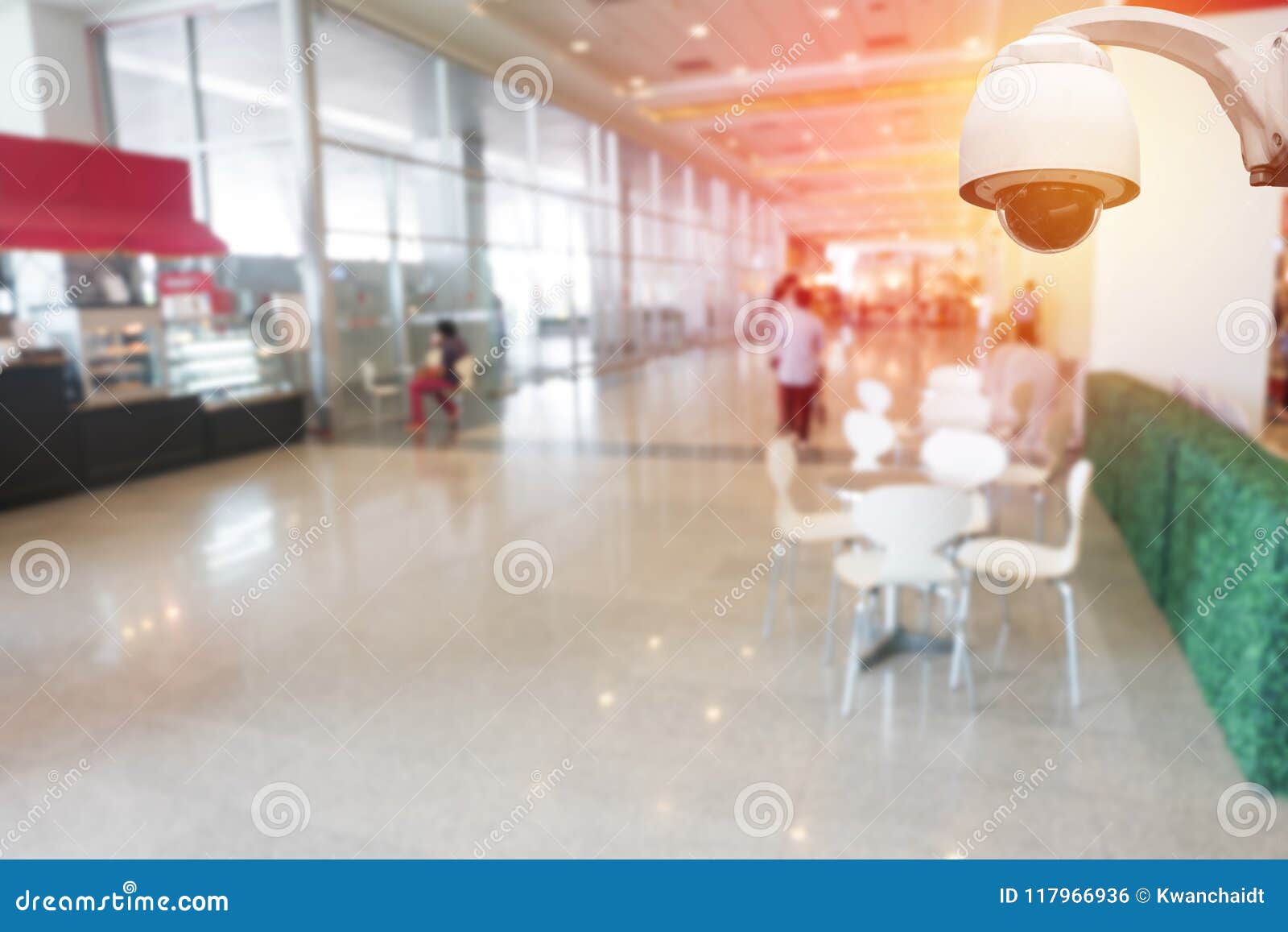Surveillance Security Camera or CCTV in Event Hall Stock Photo - Image ...