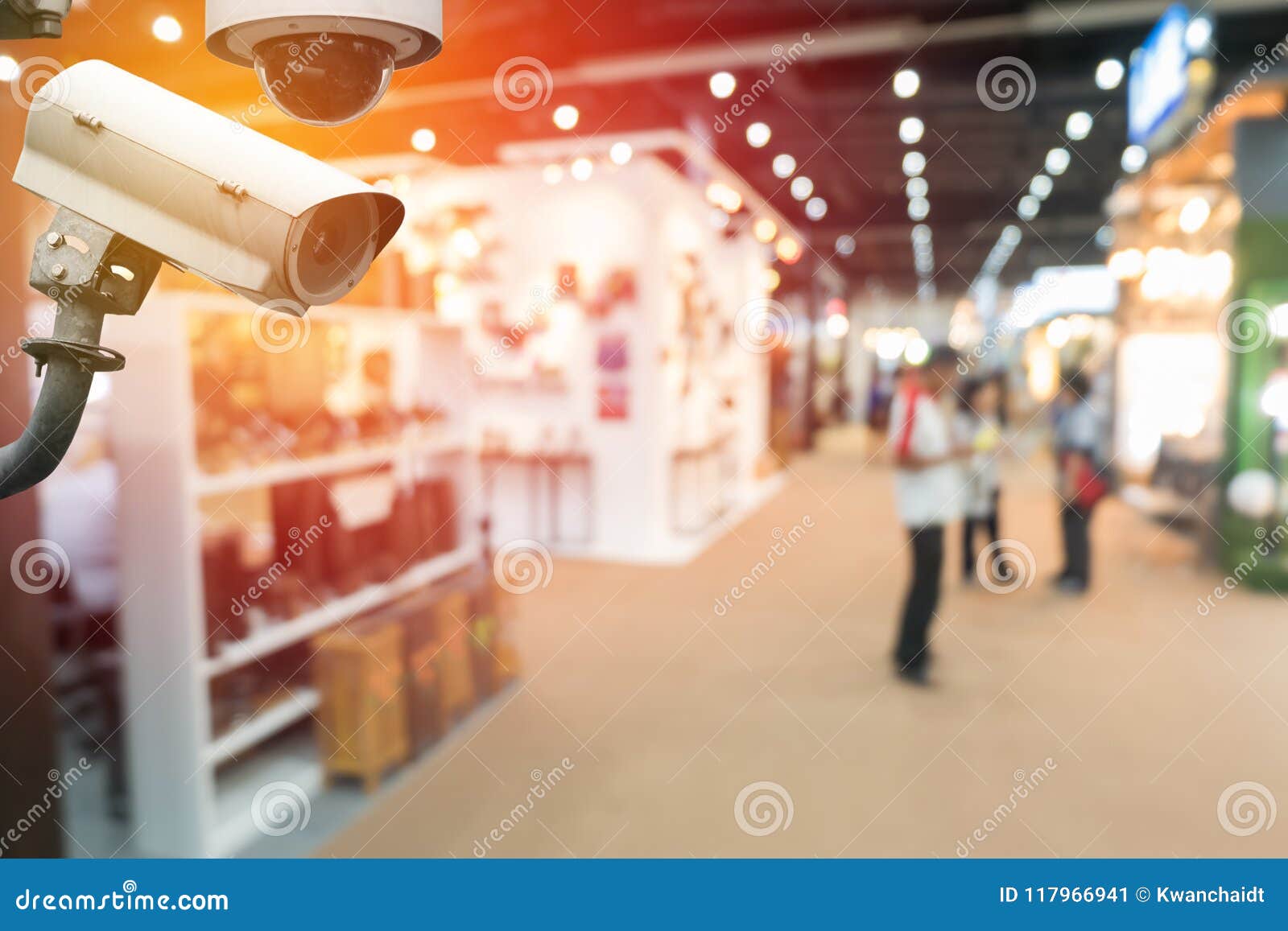 Surveillance Security Camera or CCTV in Event Hall Stock Image - Image ...