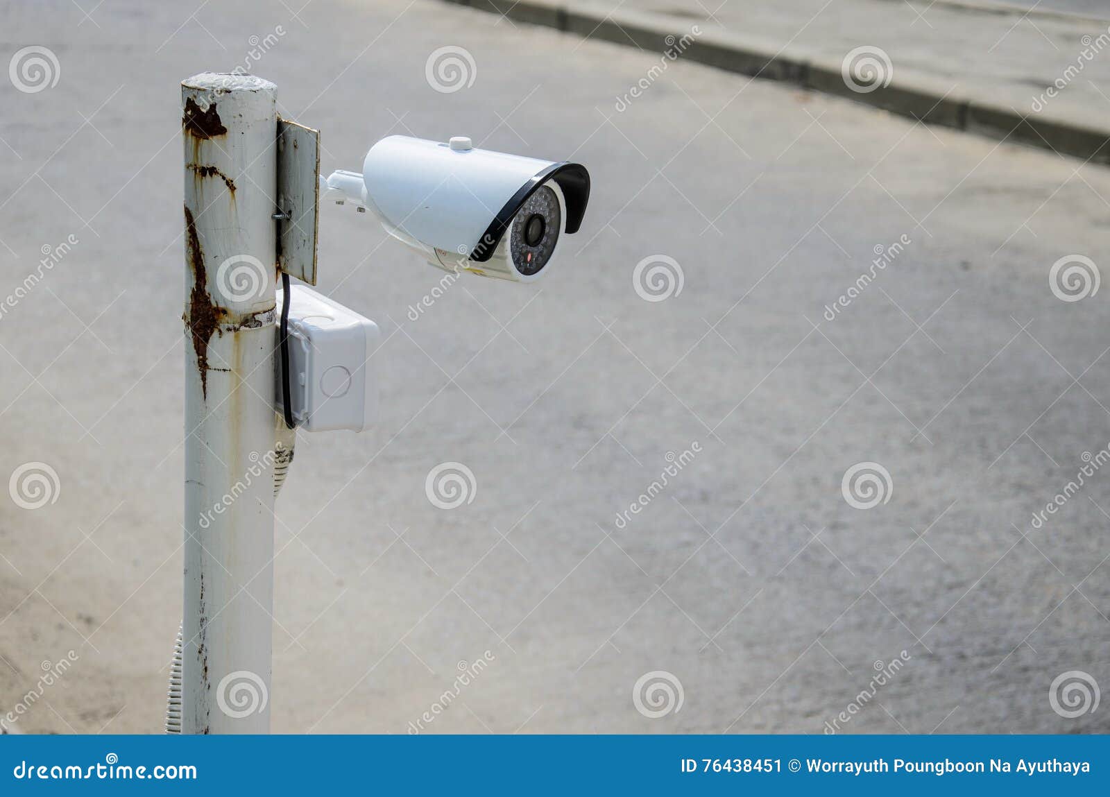 Surveillance Security Camera Stock Image - Image of instrument, city ...