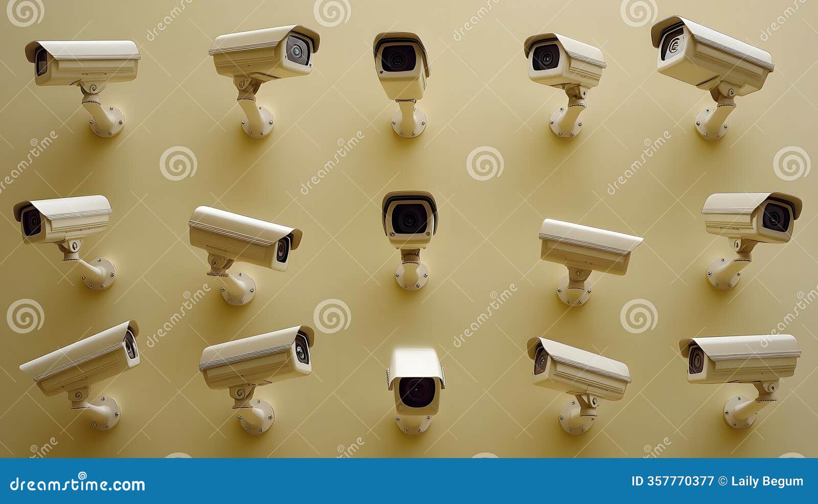Surveillance Security Cameras Wall Mounted Pattern Good Resolution ...