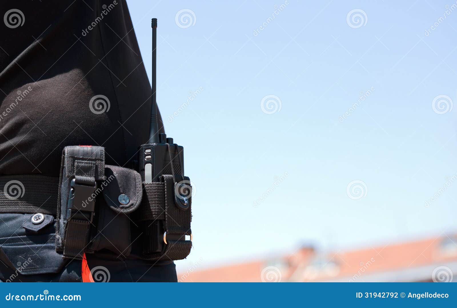 Surveillance Security Guard Stock Photo - Image of police, attention ...