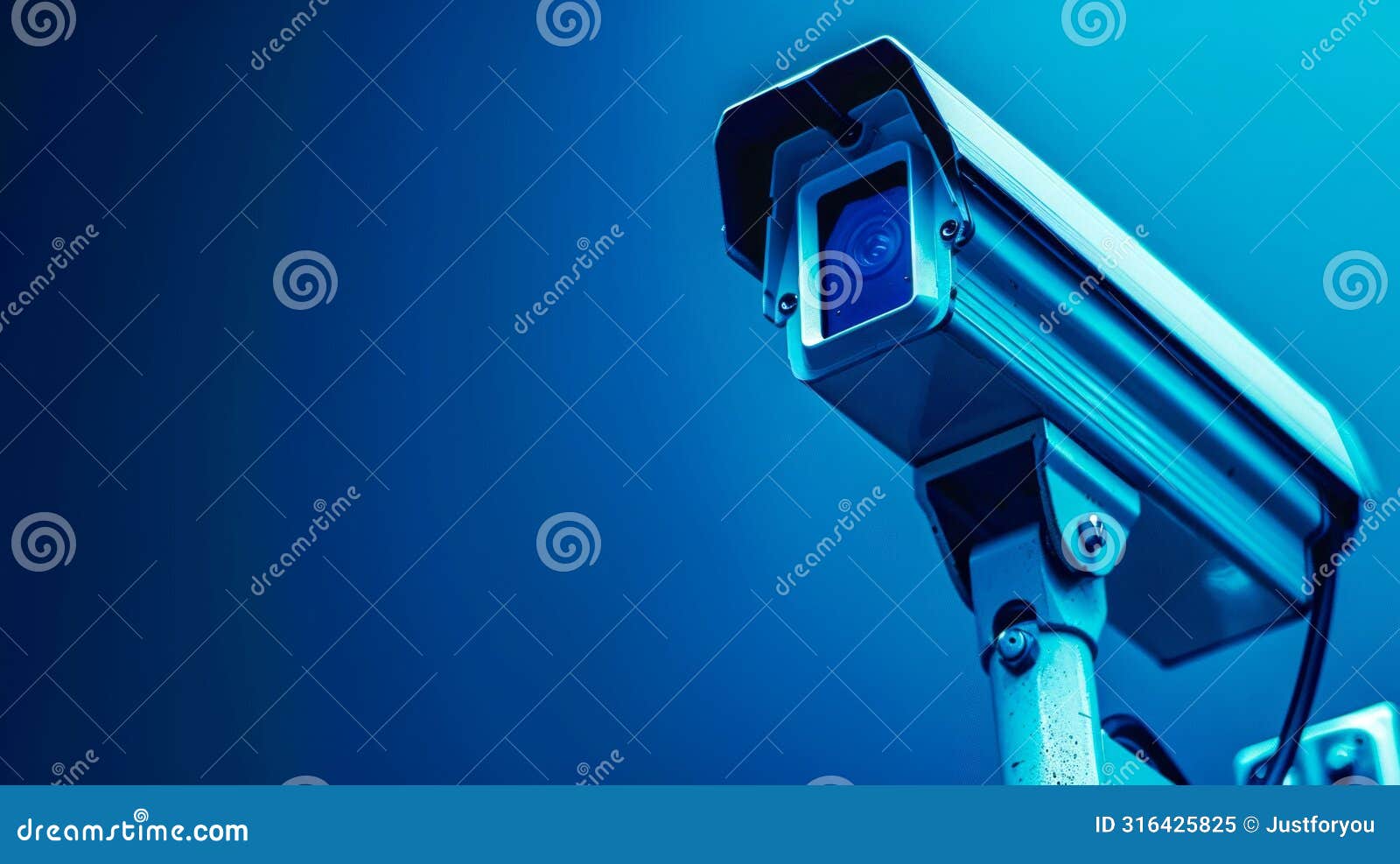 Surveillance Technology Scans The Environment Stock Photography ...