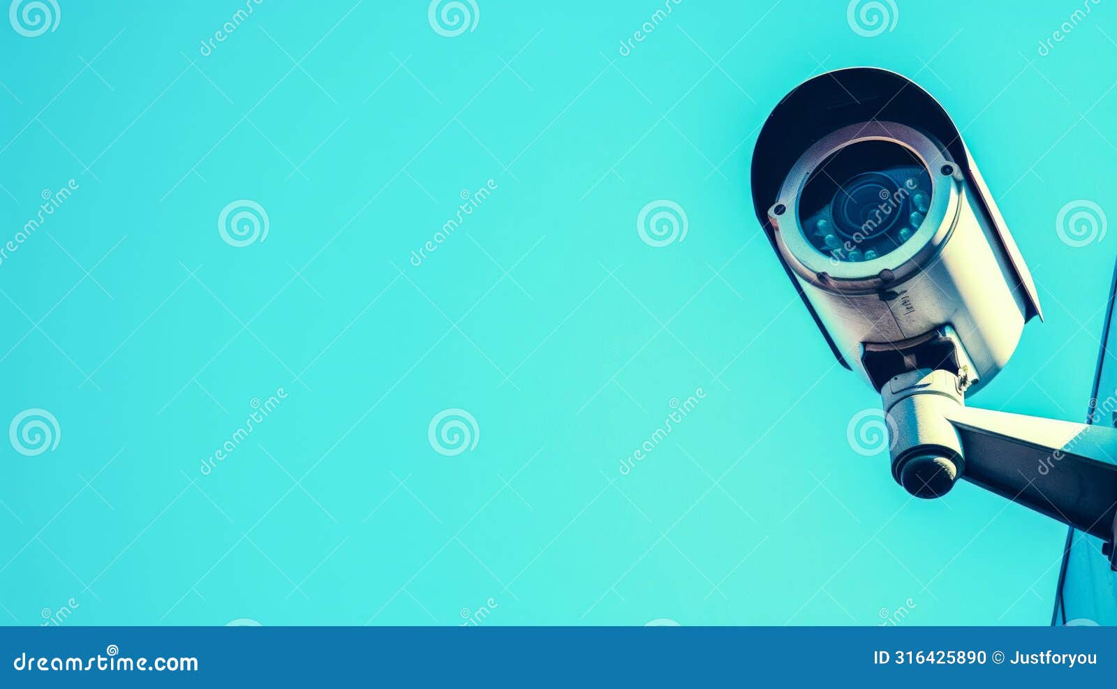 Surveillance Technology Scans The Environment Stock Photography ...