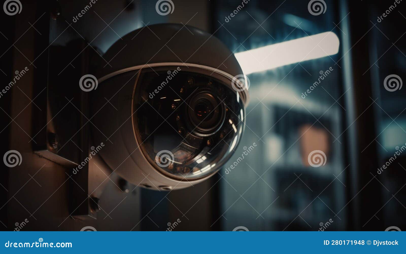 Surveillance Technology Discovers Crime with Security Camera Close Up ...