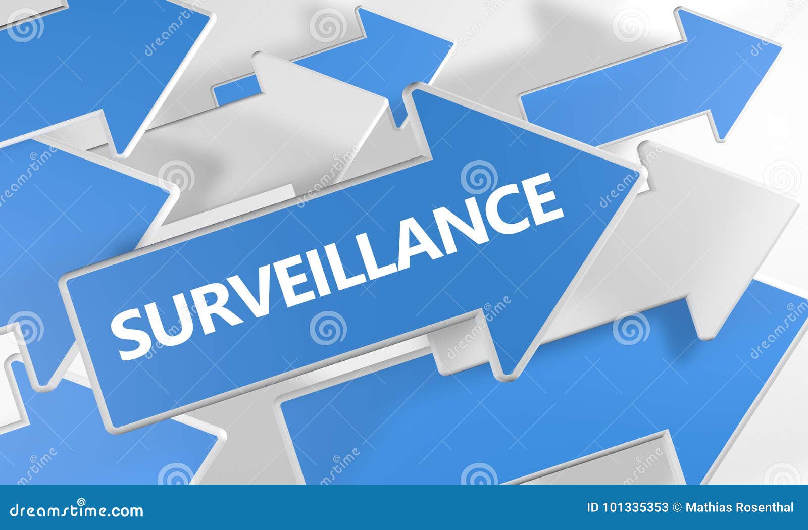 Surveillance text concept stock illustration. Illustration of ...