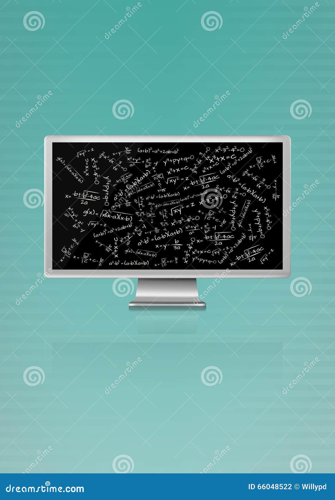 Surveillez La Formule De Maths Illustration de Vecteur - Illustration ...