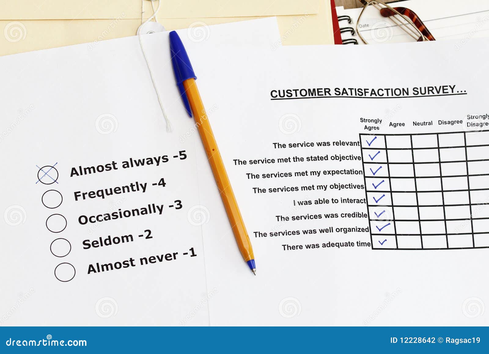 Survey stock photo. Image of check, card, perfection - 12228642
