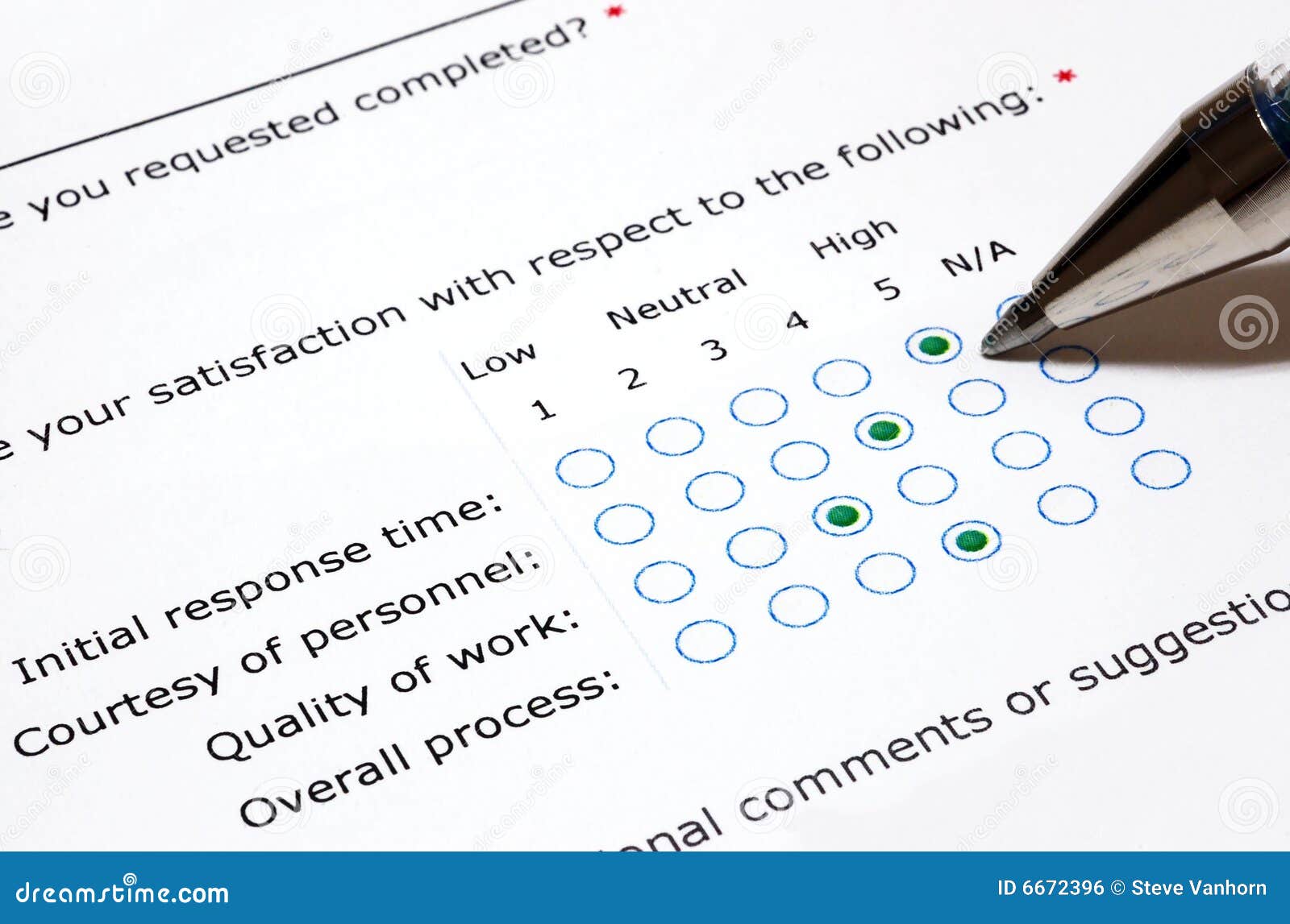 Survey stock photo. Image of satisfaction, business, research - 6672396