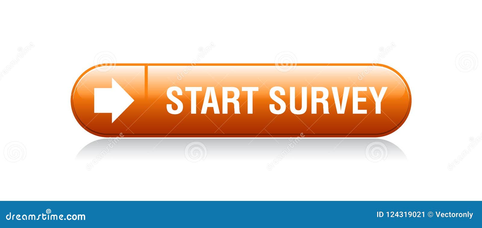 Survey button stock illustration. Illustration of computer - 124319021