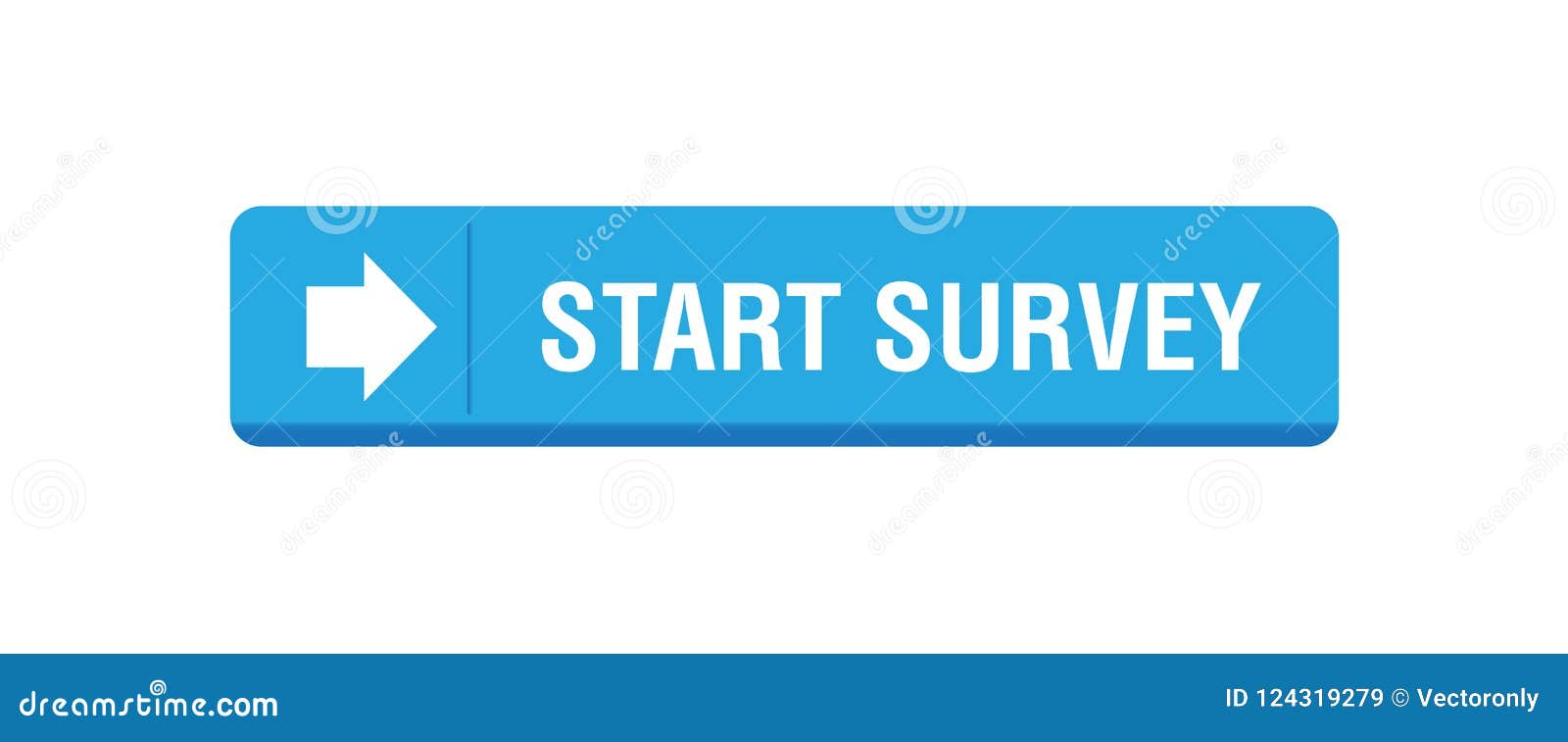 Survey button stock illustration. Illustration of business - 124319279