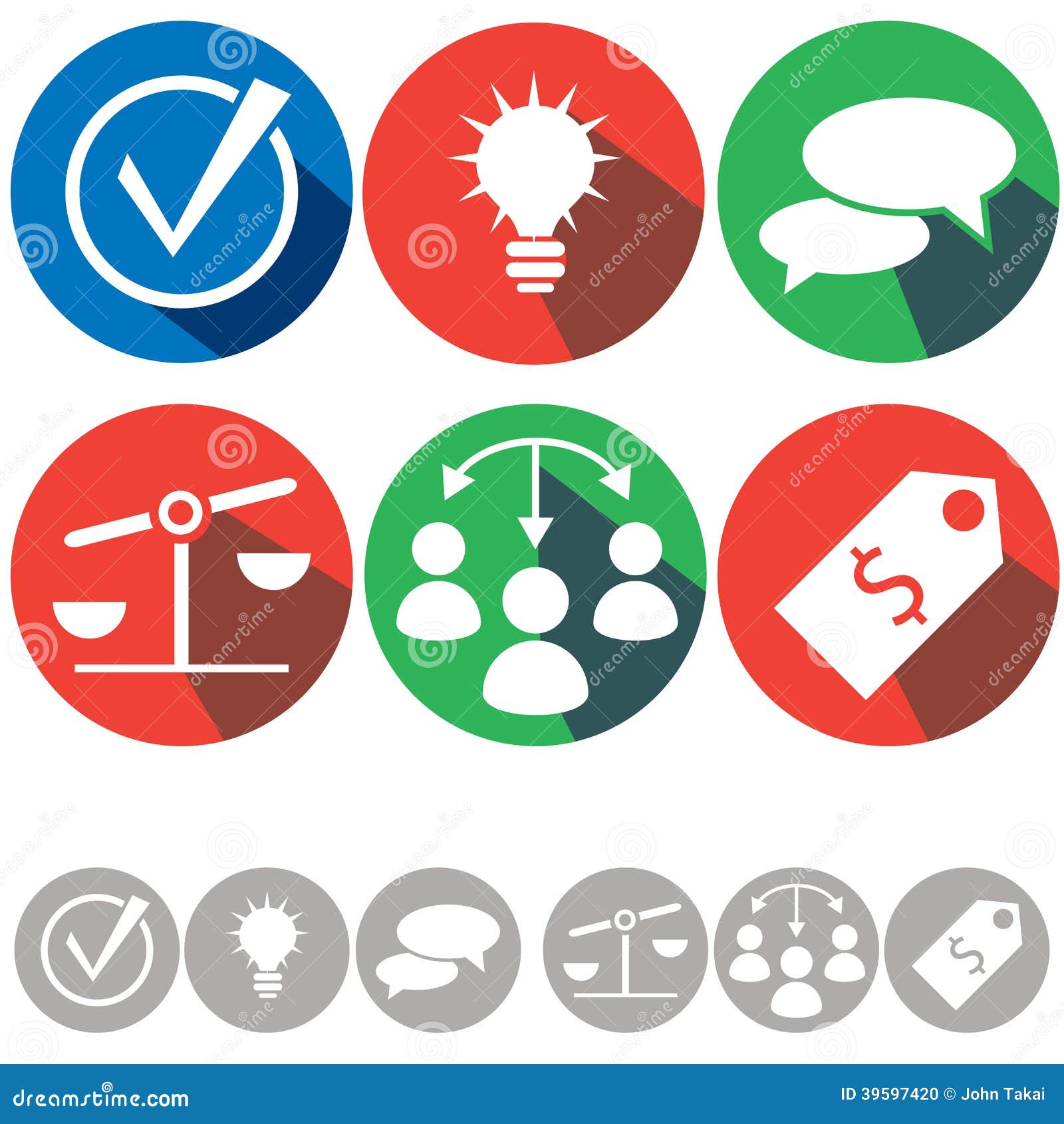 Survey Buttons stock vector. Illustration of scale, clip - 39597420