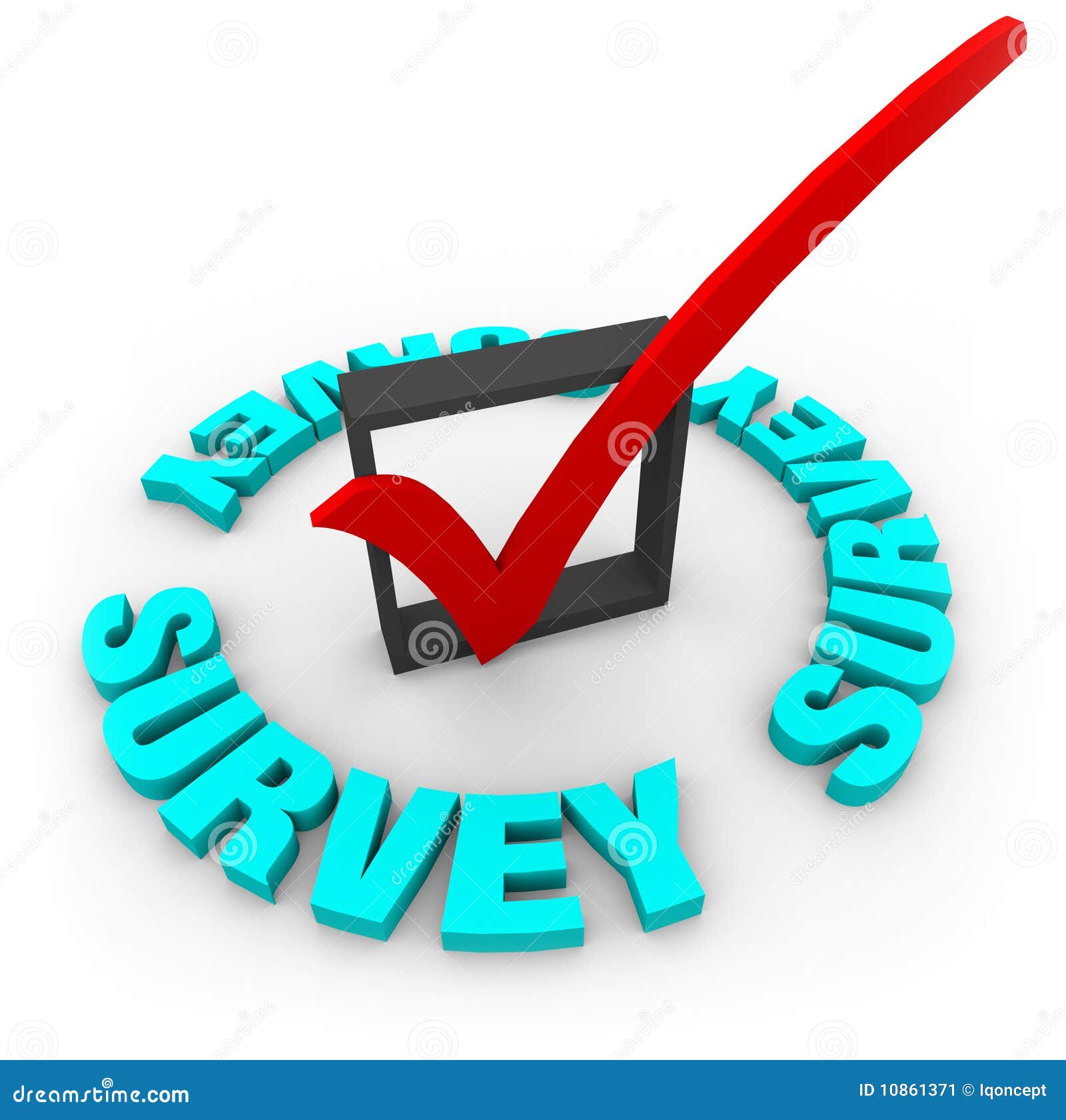 Survey Check Mark And Box Royalty-Free Stock Photo | CartoonDealer.com ...