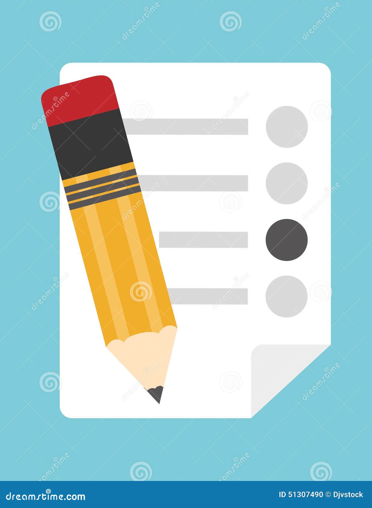 Survey Design, Vector Illlustration. Stock Vector - Illustration of ...