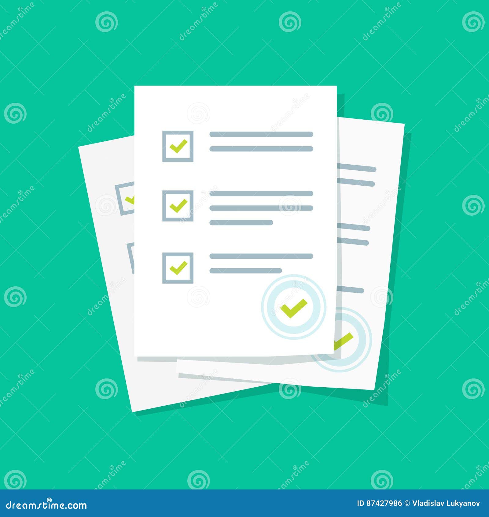 Survey or Exam Form Paper Sheets Pile with Answered Quiz Checklist and ... Survey or Exam Form Paper Sheets Pile with Answered Quiz Checklist and ...