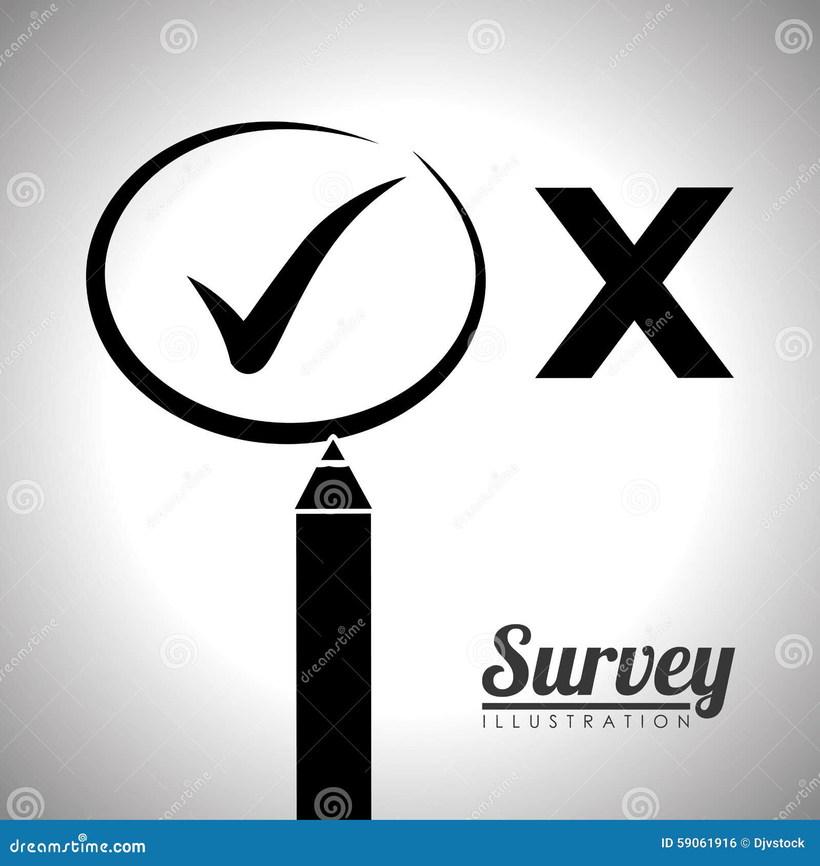 Survey icon design stock vector. Illustration of concept - 59061916