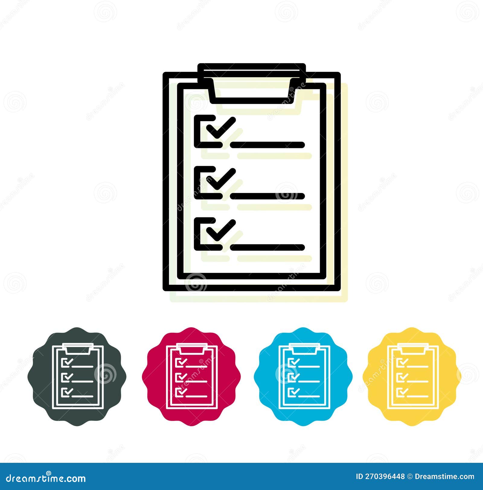 Survey Icon - Stock Illustration Stock Illustration - Illustration of ...