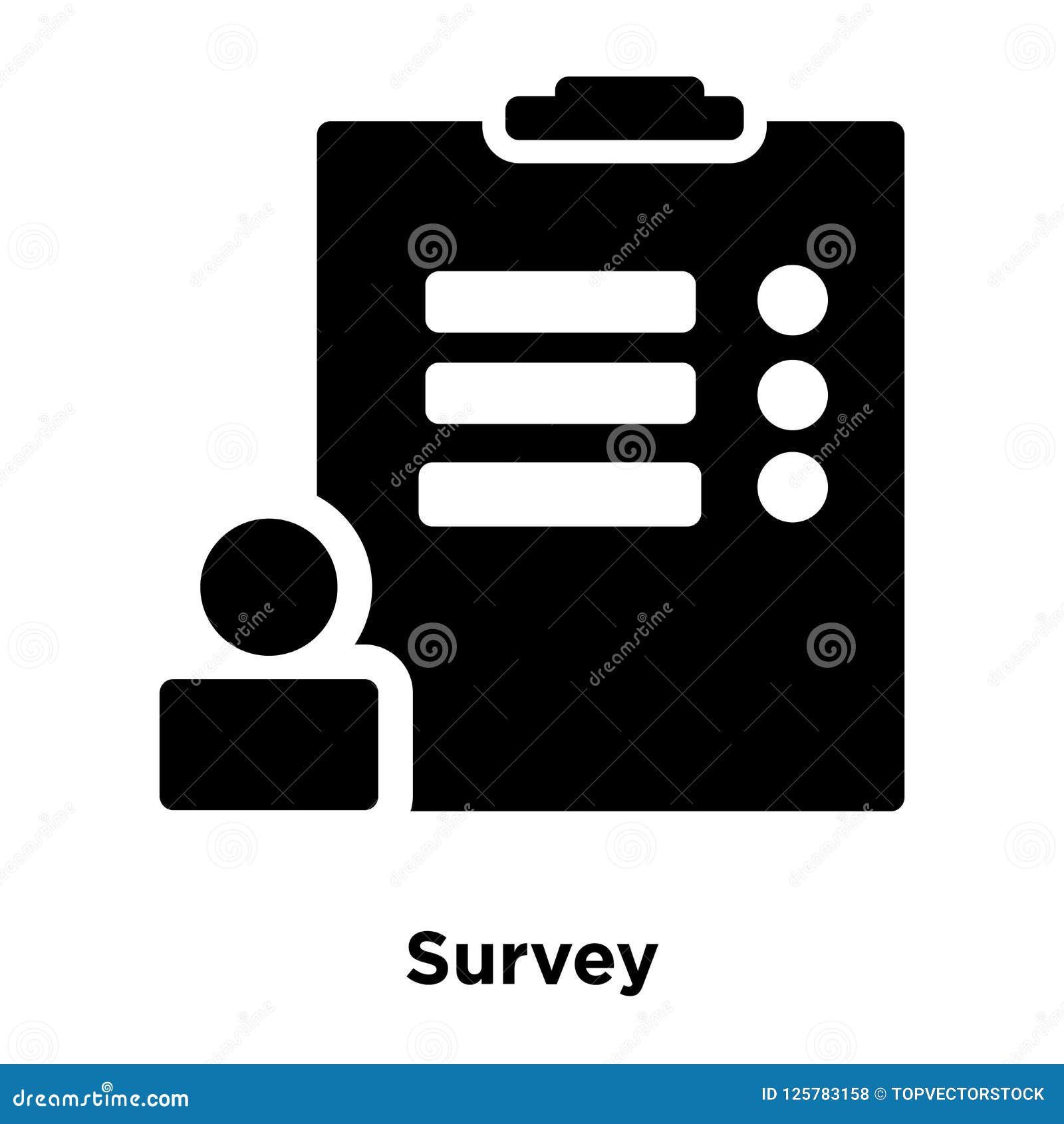 Survey Icon Vector Isolated on White Background, Logo Concept of Stock ... Survey Icon Vector Isolated on White Background, Logo Concept of Stock ...