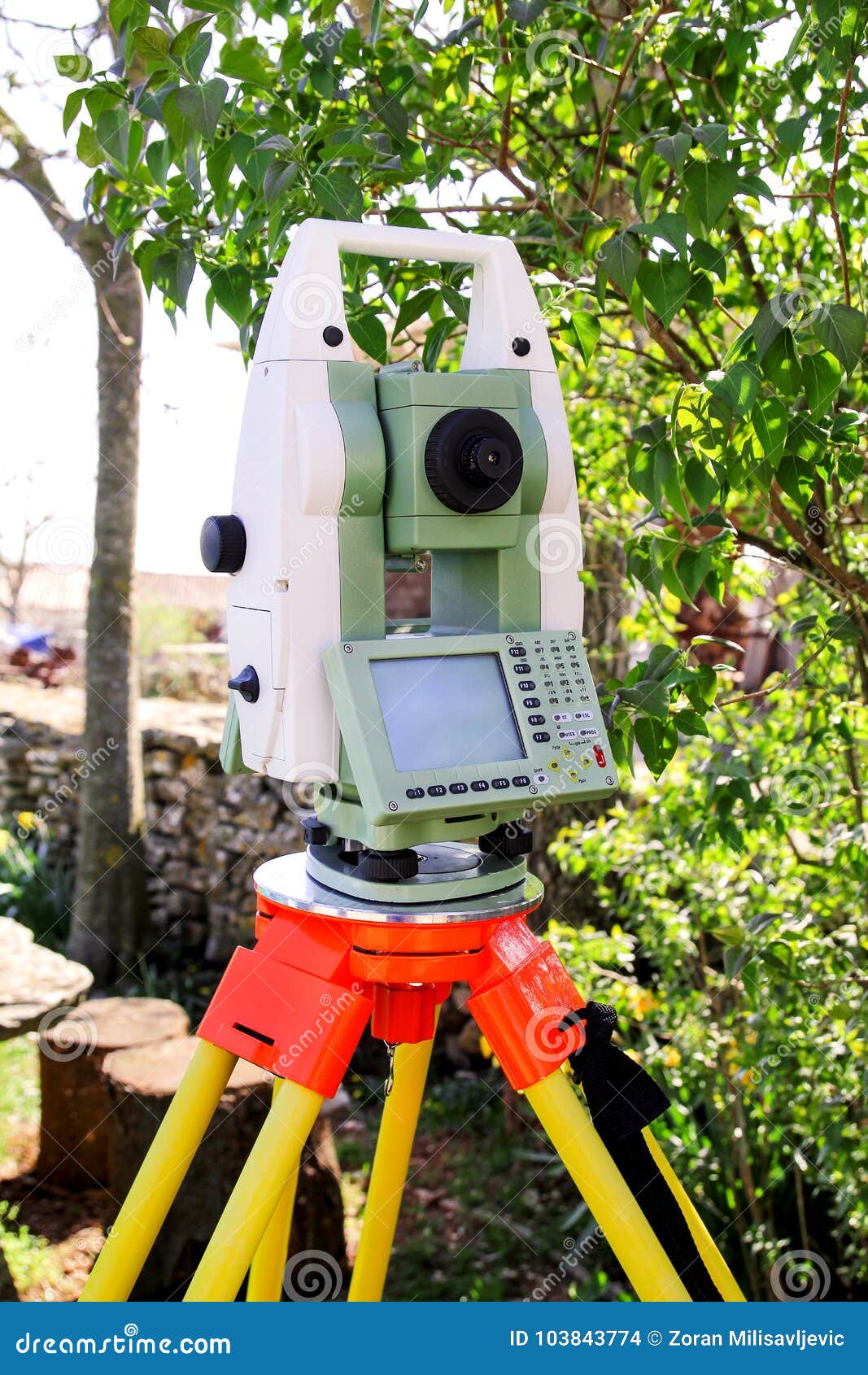 Survey Instrument Geodetic Device, Total Station Stock Photo - Image of ...