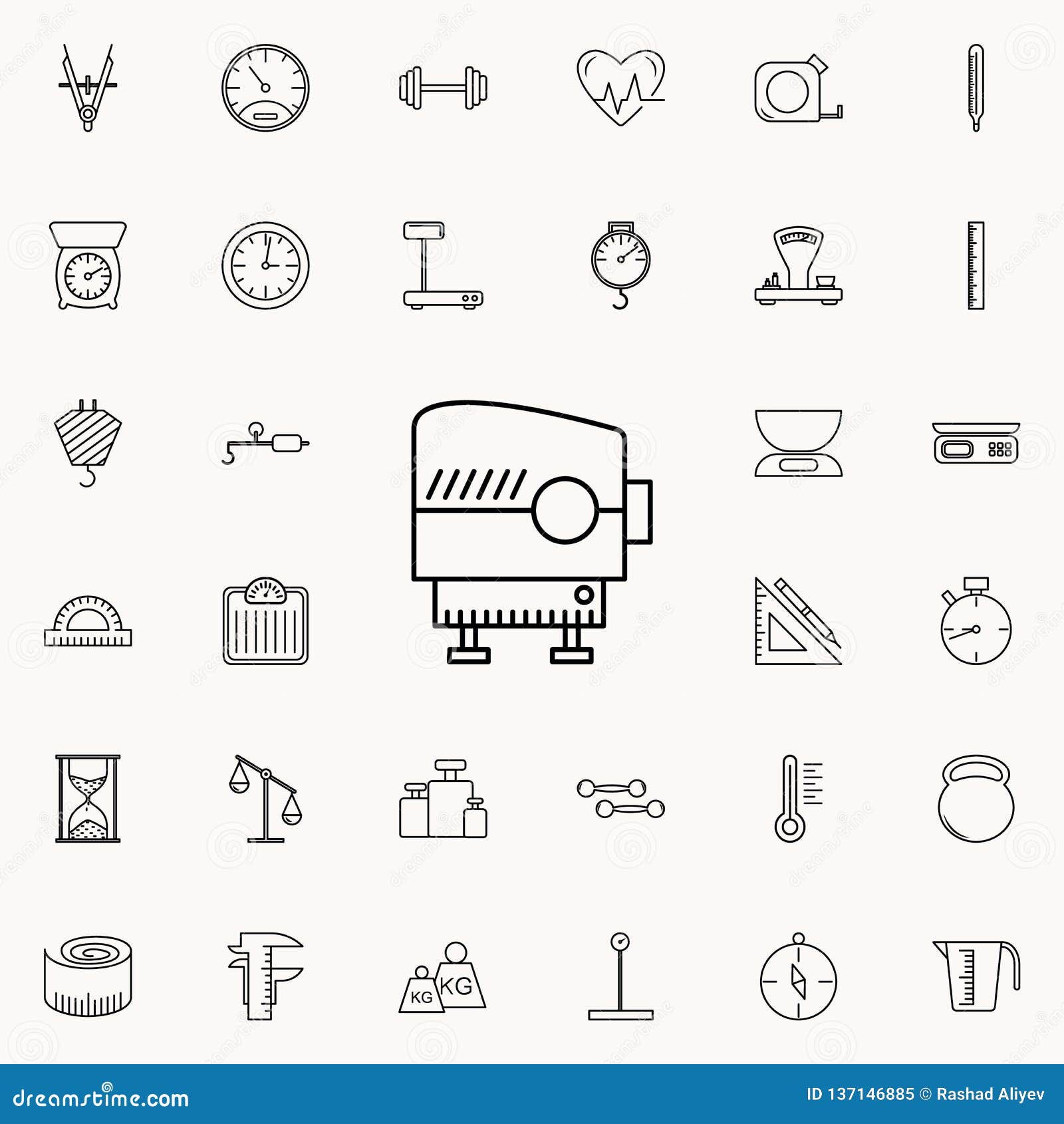 Survey Instrument Icon. Measuring Instruments Icons Universal Set for ...