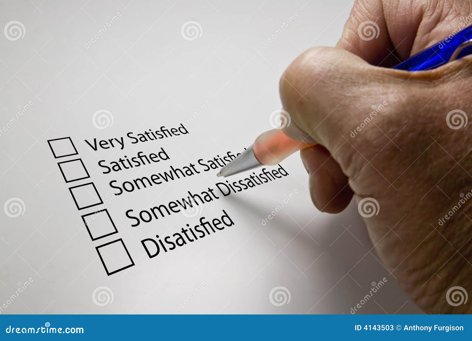 Survey questionnaire stock image. Image of comparison - 4143503