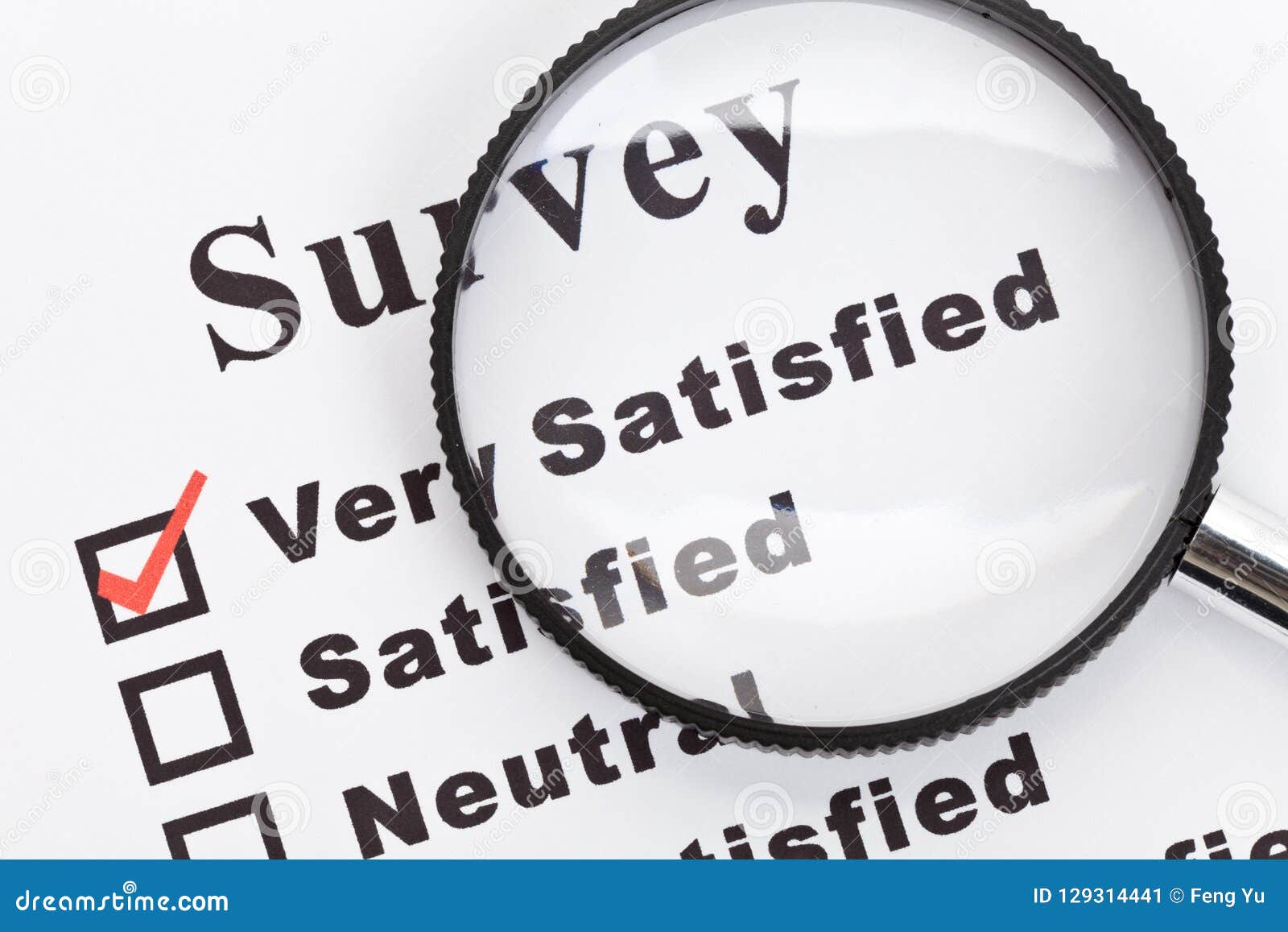 Business Survey and Questionnaire Stock Image - Image of concept ...