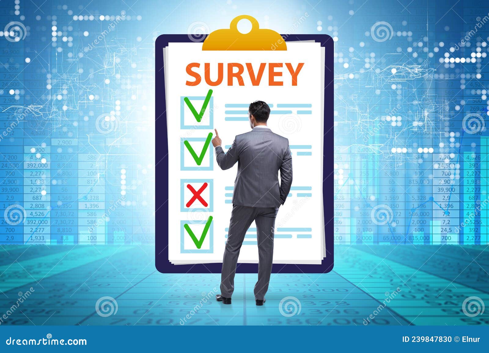 Survey Questionnaire with Tick Boxes Stock Photo - Image of opinion ...