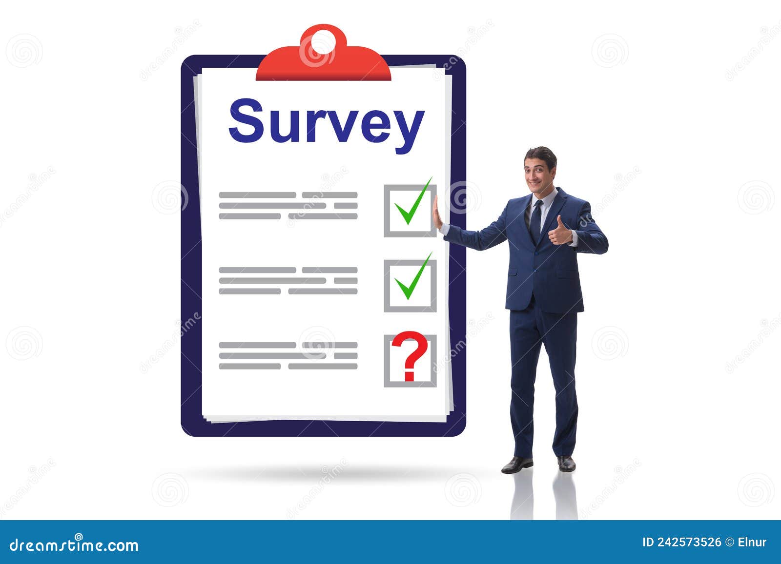 Survey Questionnaire with Tick Boxes Stock Photo - Image of question ...
