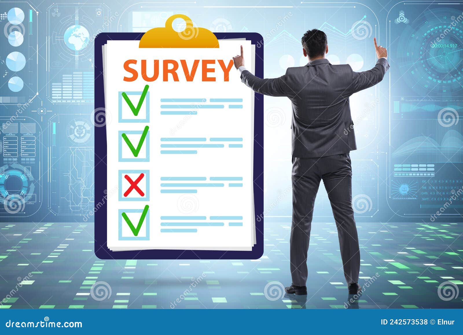 Survey Questionnaire with Tick Boxes Stock Photo - Image of question ...