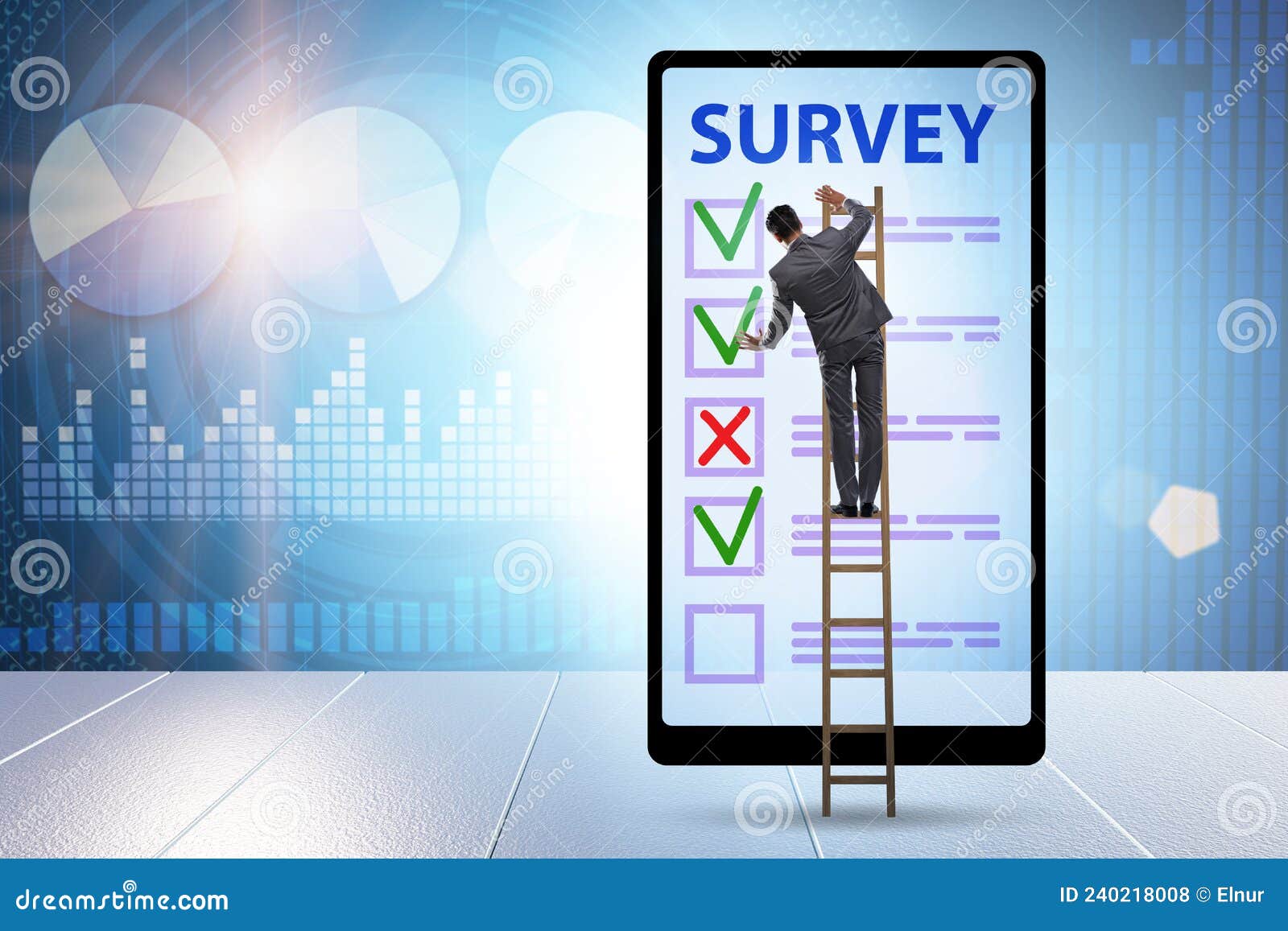 Survey Questionnaire with Tick Boxes Stock Photo - Image of internet ...
