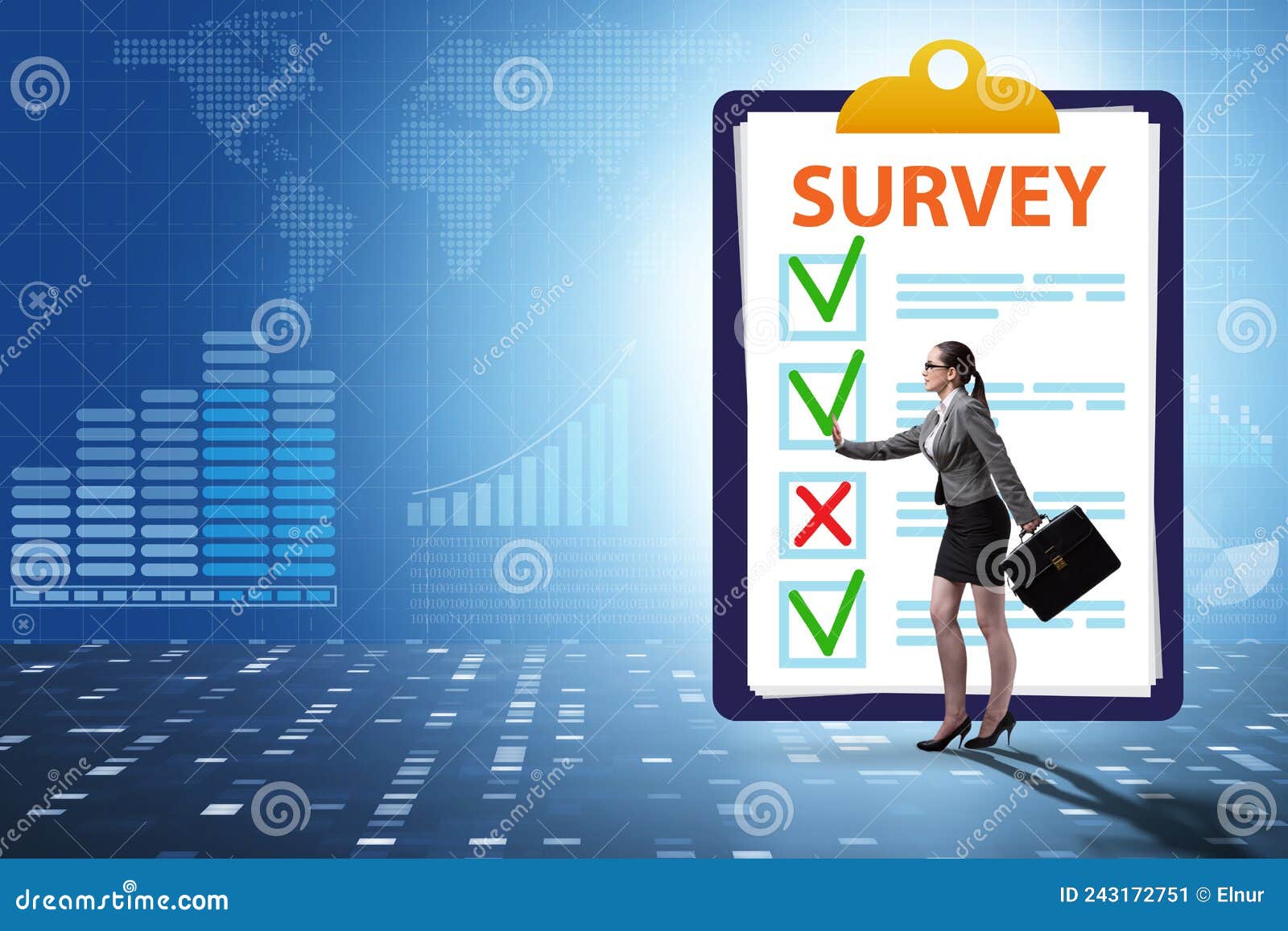 Survey Questionnaire with Tick Boxes Stock Image - Image of list, paper ...
