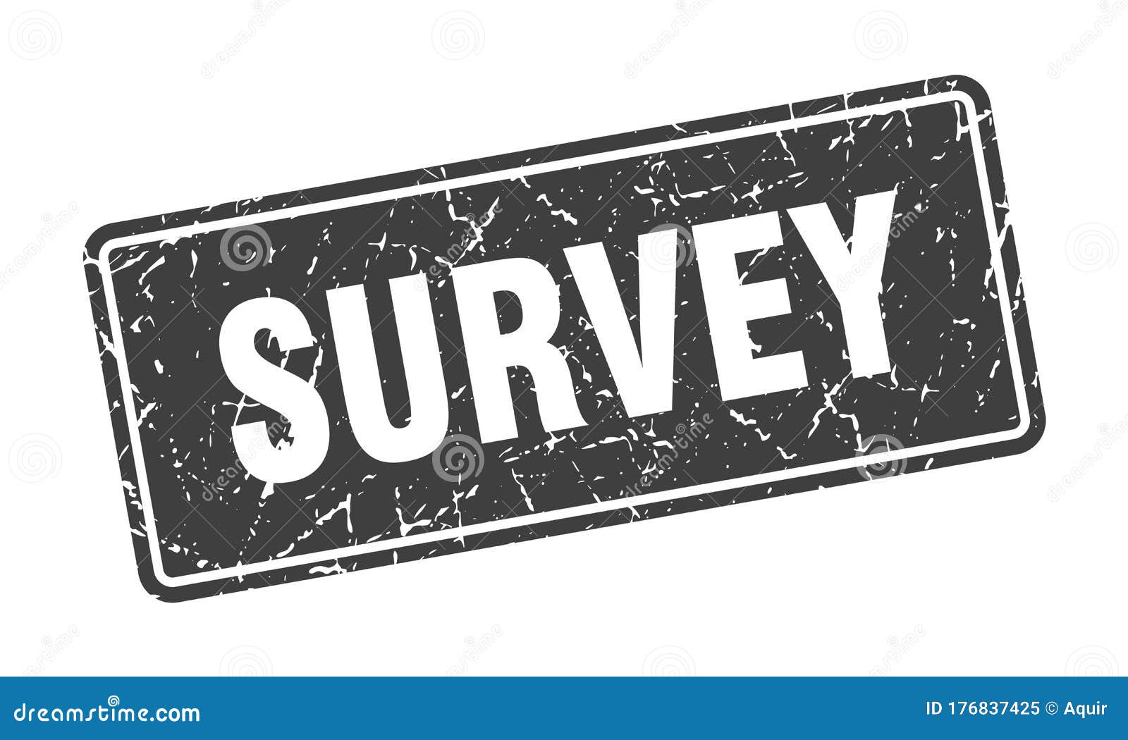 Survey Sign. Survey Grunge Stamp Stock Vector - Illustration of grungy ...
