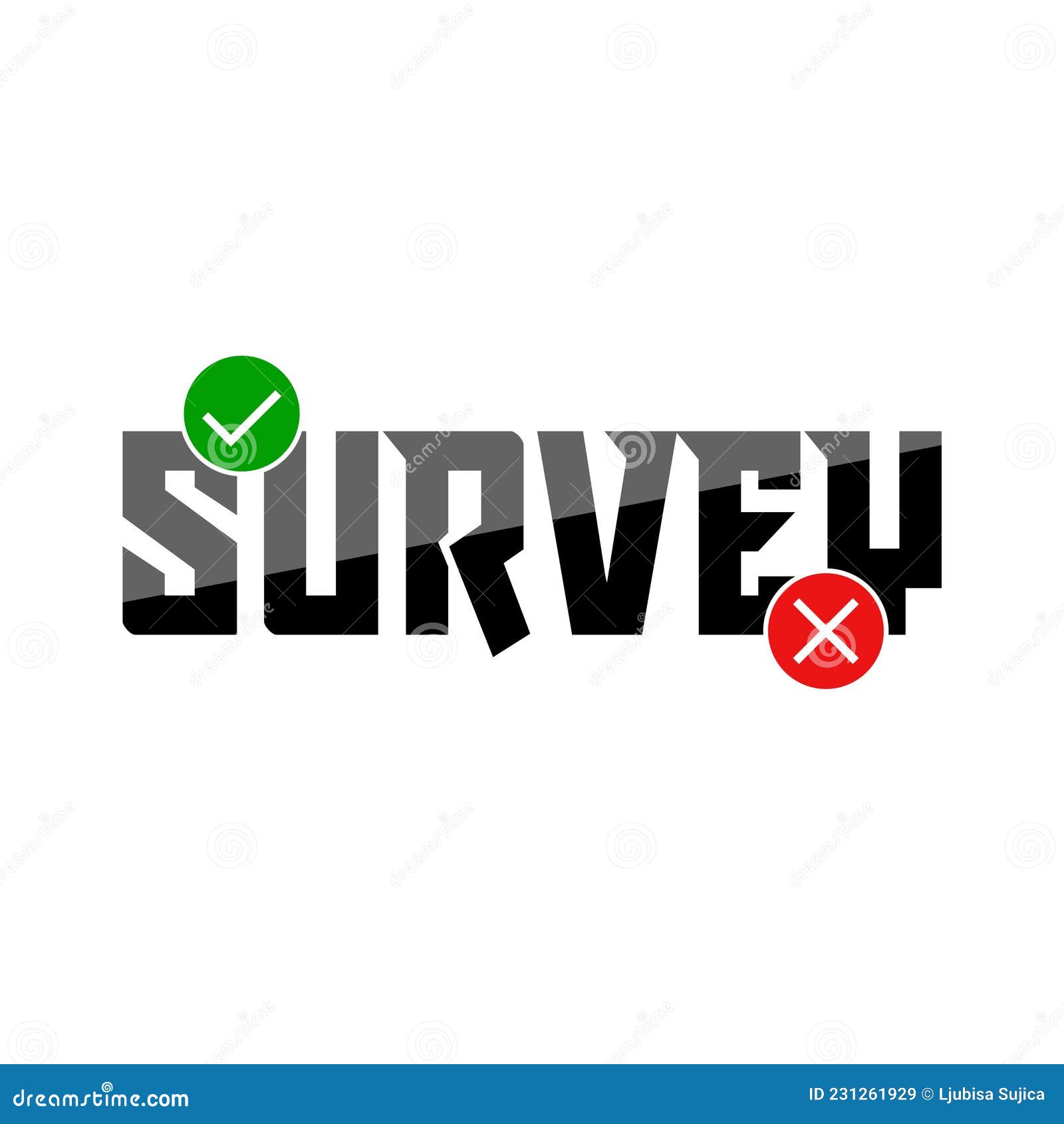 Survey Simple Icon Isolated on White Background Stock Vector ...