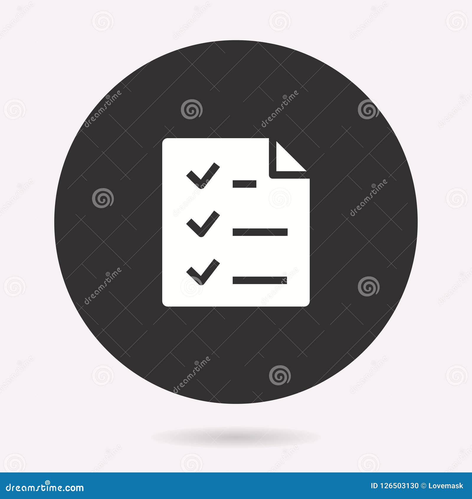 Survey - Vector Icon. Illustration Isolated. Simple Pictogram. Stock ...