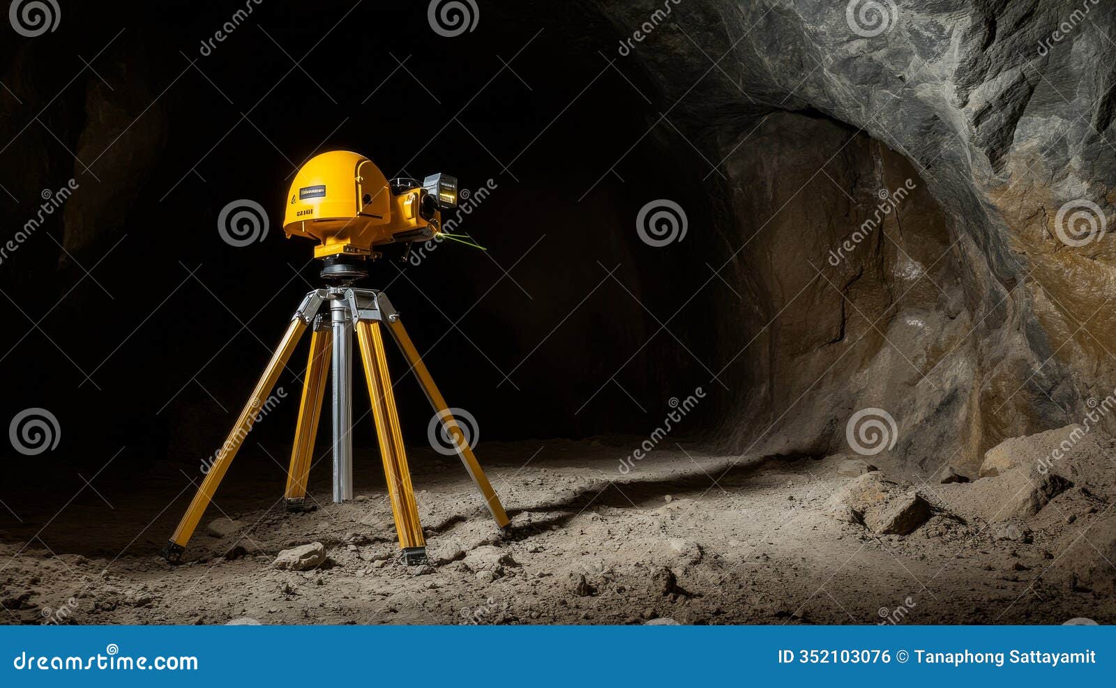 Surveying Equipment in Cave Advanced Technology Underground Exploration ...