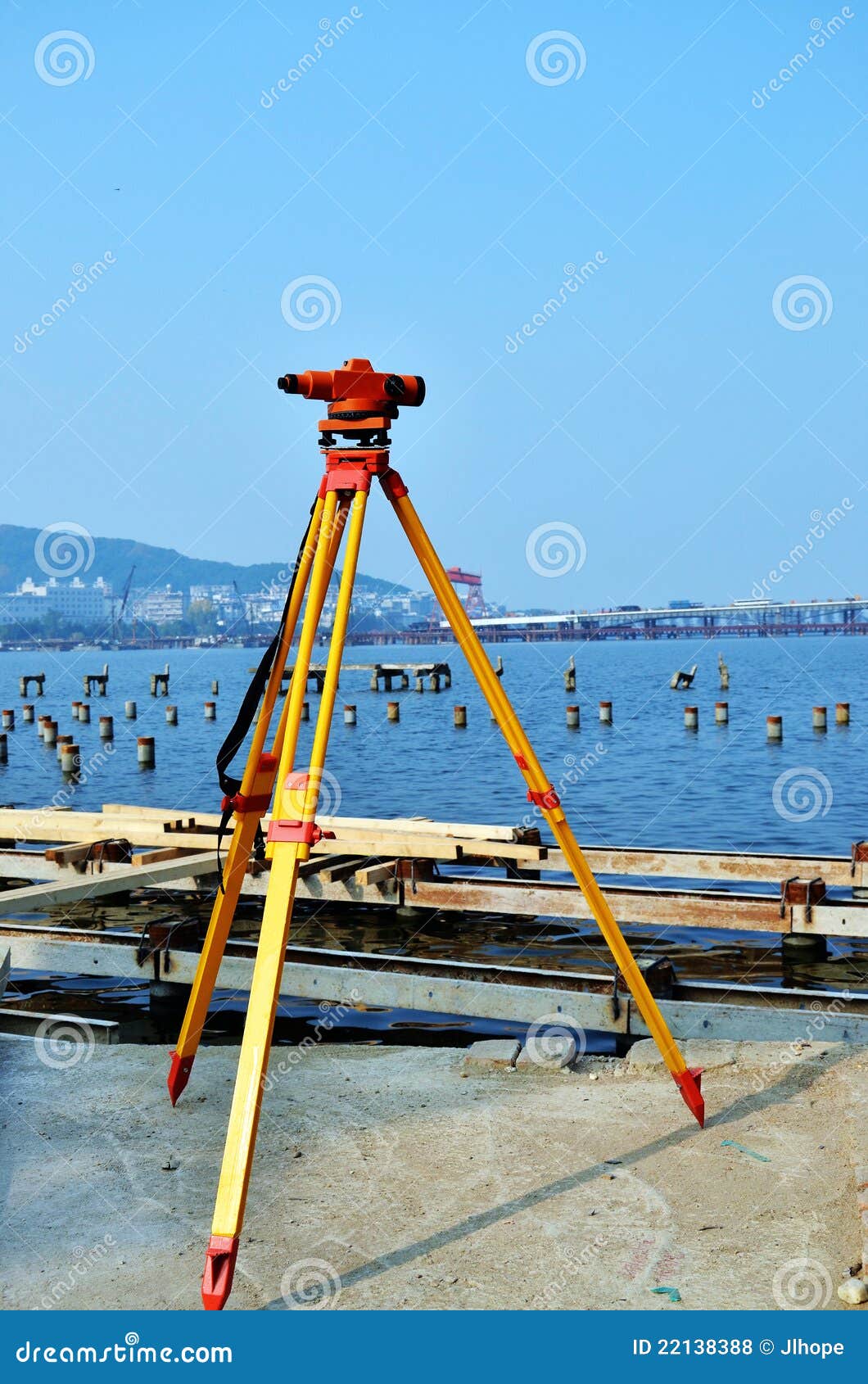 Surveying instrument stock photo. Image of exact, build - 22138388