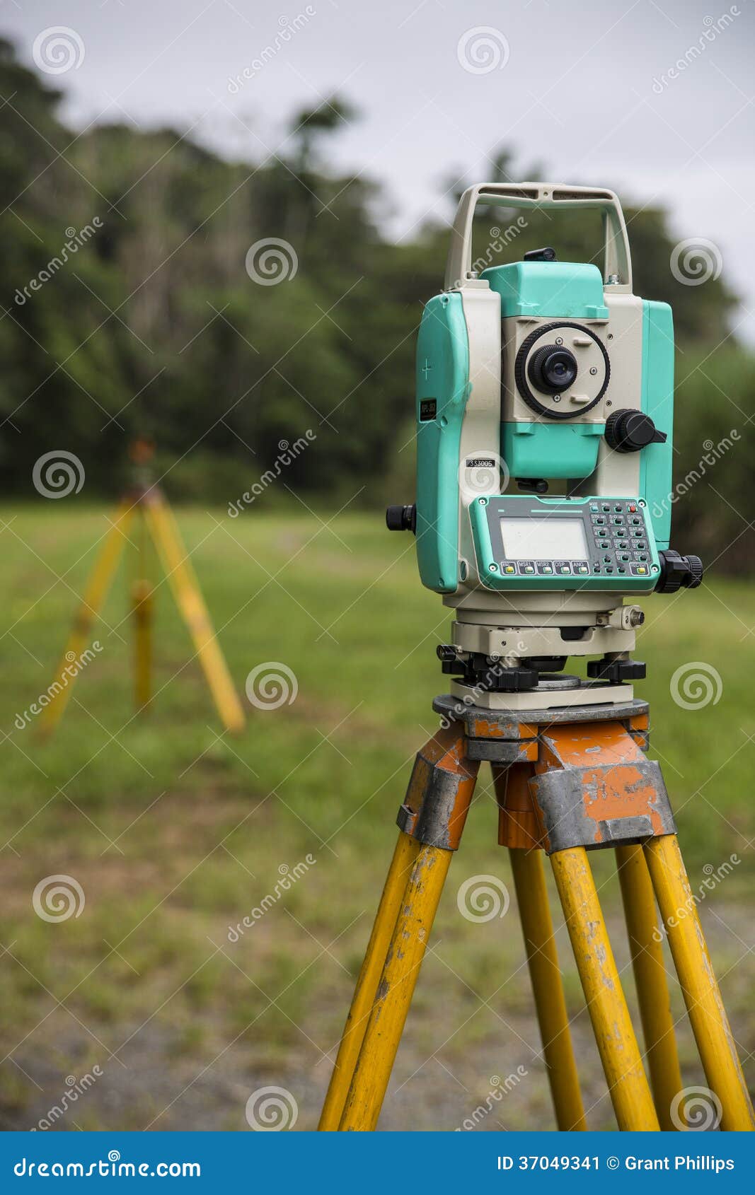 Surveying Instruments, Close Up Stock Image - Image of closeup ...