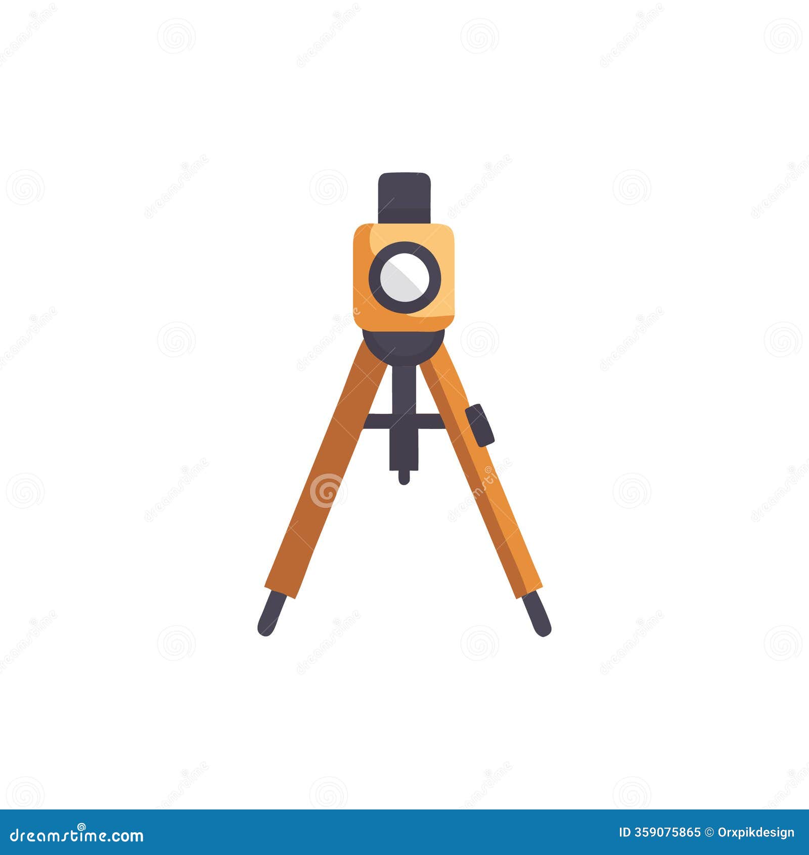 Surveyor Compass Icon for Precision Work Stock Illustration ...