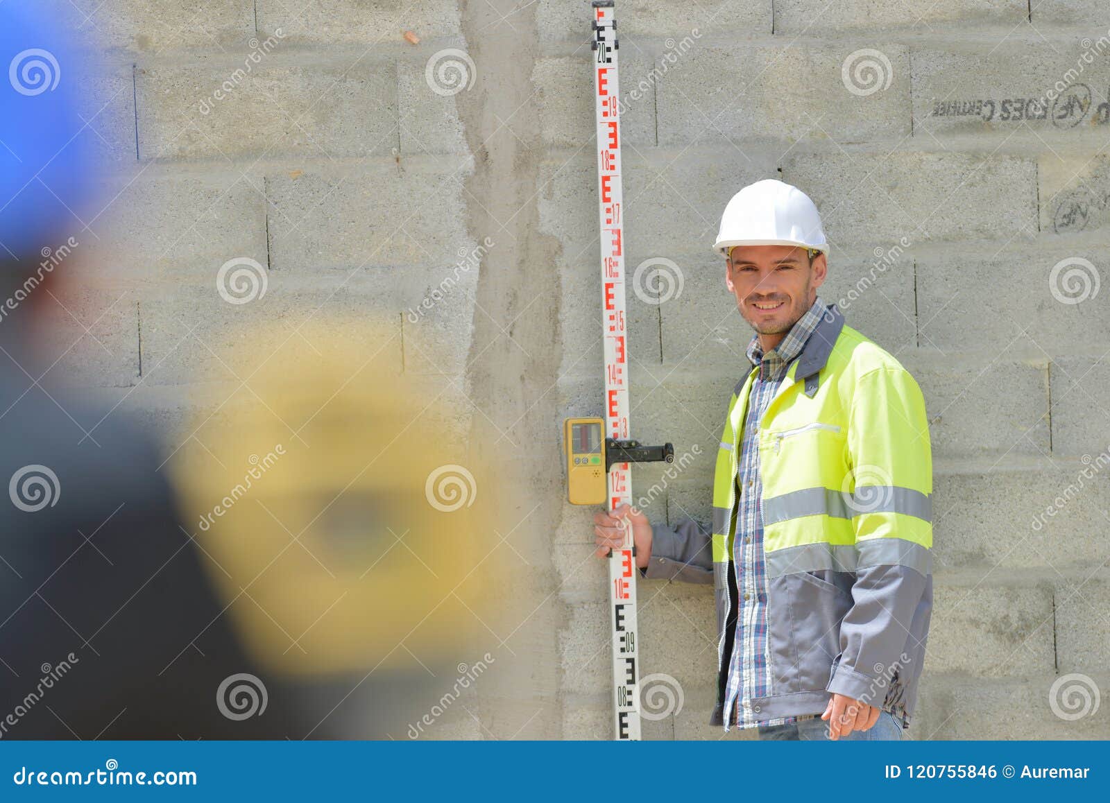 Surveyor Engineer Making Measure Stock Photo - Image of check ... Surveyor Engineer Making Measure Stock Photo - Image of check ...