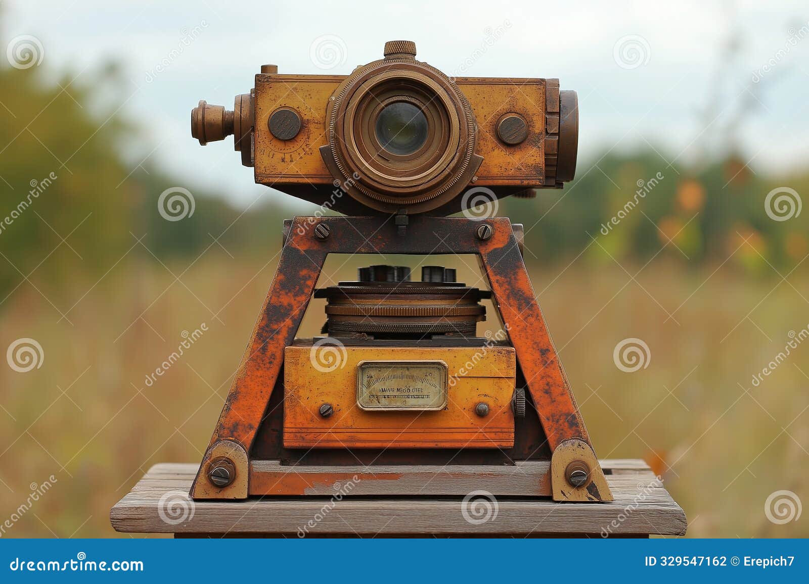 A Geodesic Theodolite in Use, with a Blurred Background Stock Photo ... A Geodesic Theodolite in Use, with a Blurred Background Stock Photo ...