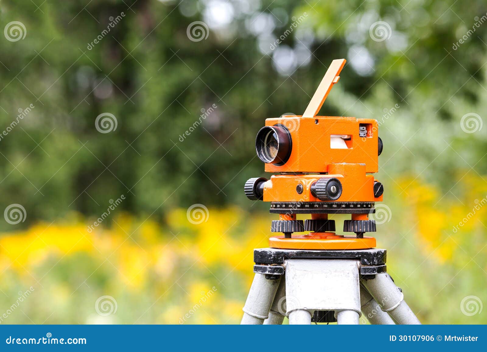 Leveling instrument stock photo. Image of mensuration - 30107906