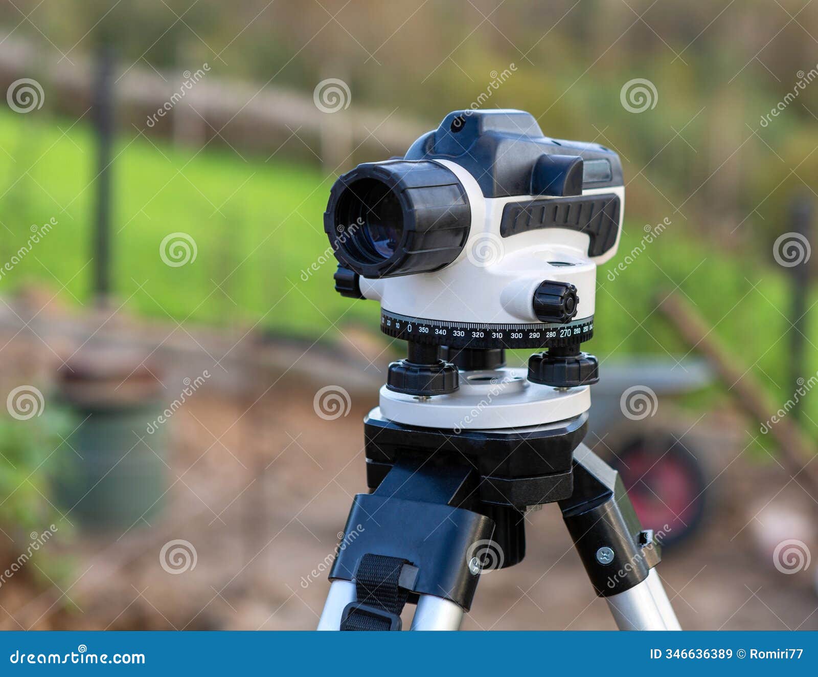 Surveyor Equipment, Theodolite on the Construction Site Stock Image ...