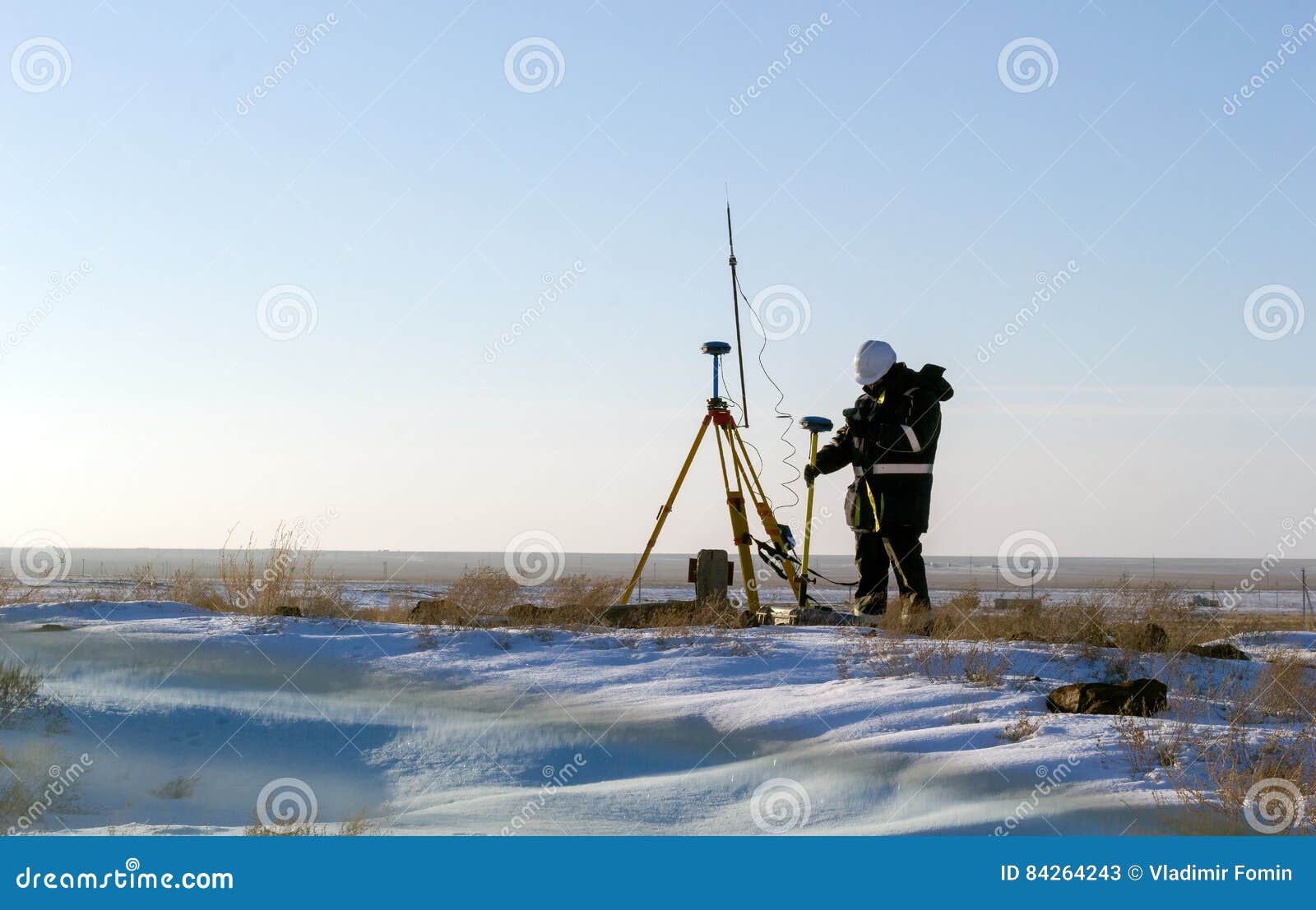 Surveyor. stock image. Image of southern, steppes, branches - 84264243