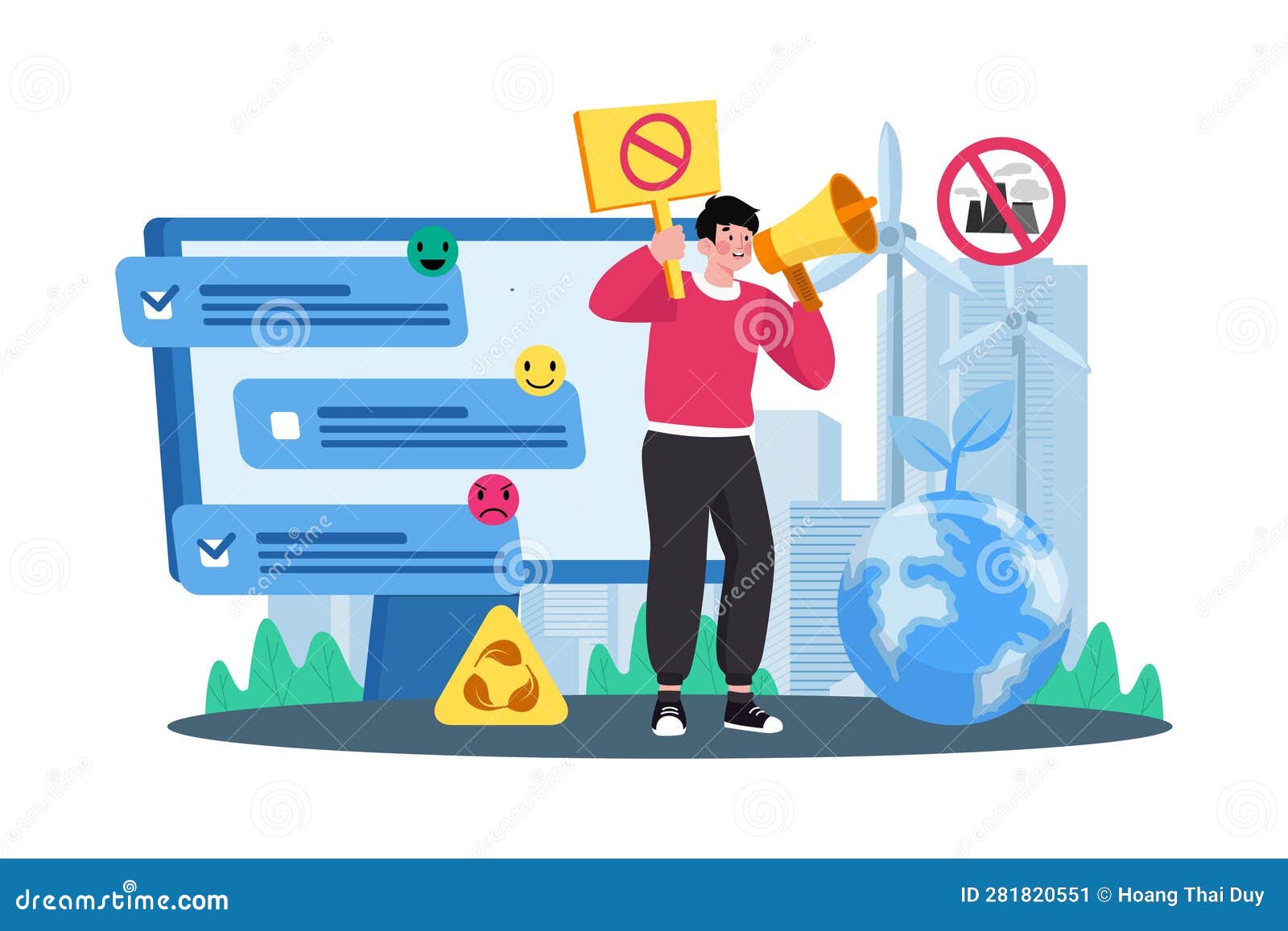 Surveys Gauge Public Opinion On Social Issues Cartoon Vector ...