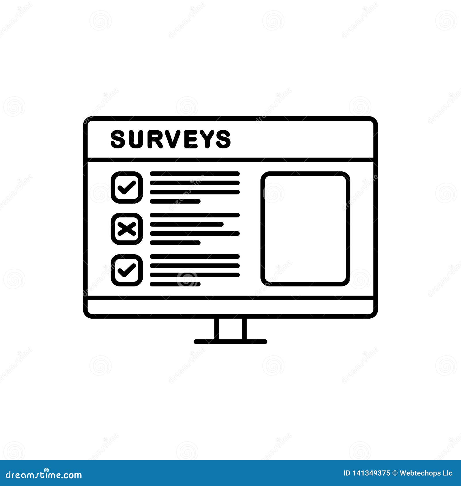 Surveys Line Icons Signs Set. Design Collection Of Survey, Polls ... Surveys Line Icons Signs Set. Design Collection Of Survey, Polls ...